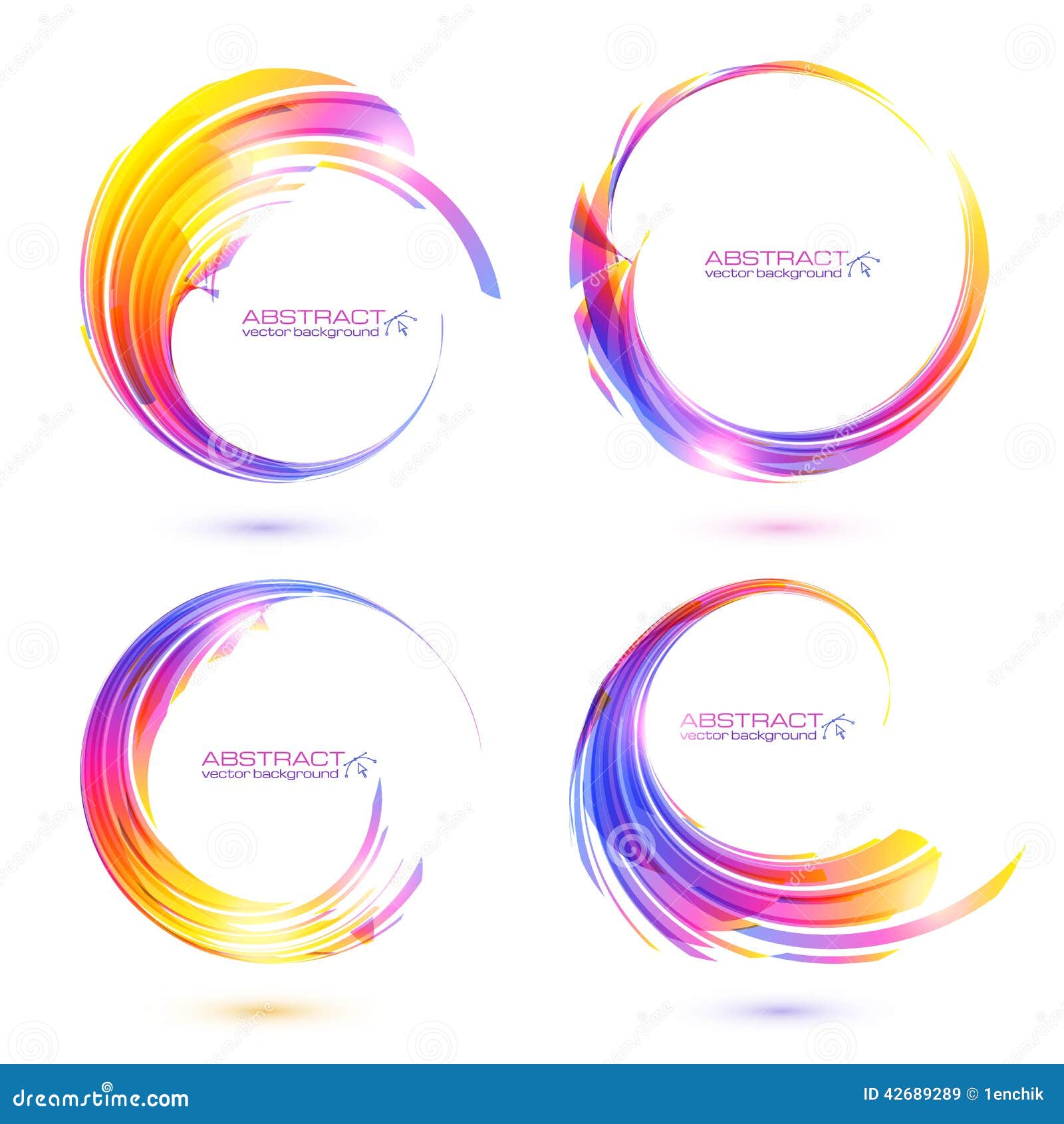 Set of Colorful Circle Abstract Frames Stock Vector - Illustration of ... Set of Colorful Circle Abstract Frames Stock Vector - Illustration of ...