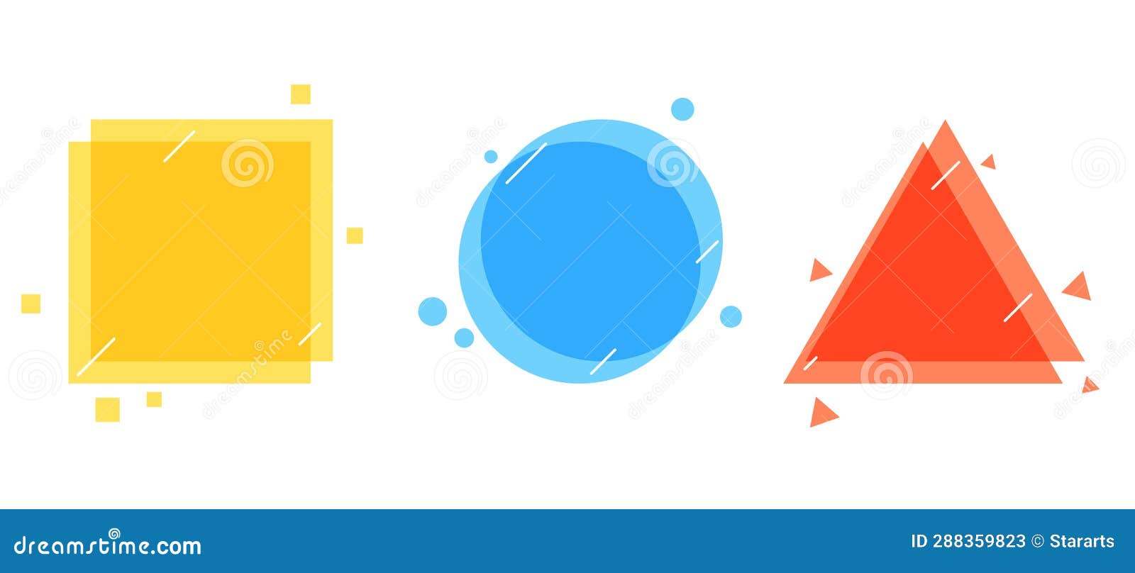 Set of Colorful 3d Geometric Basic Shapes Stock Vector - Illustration ...