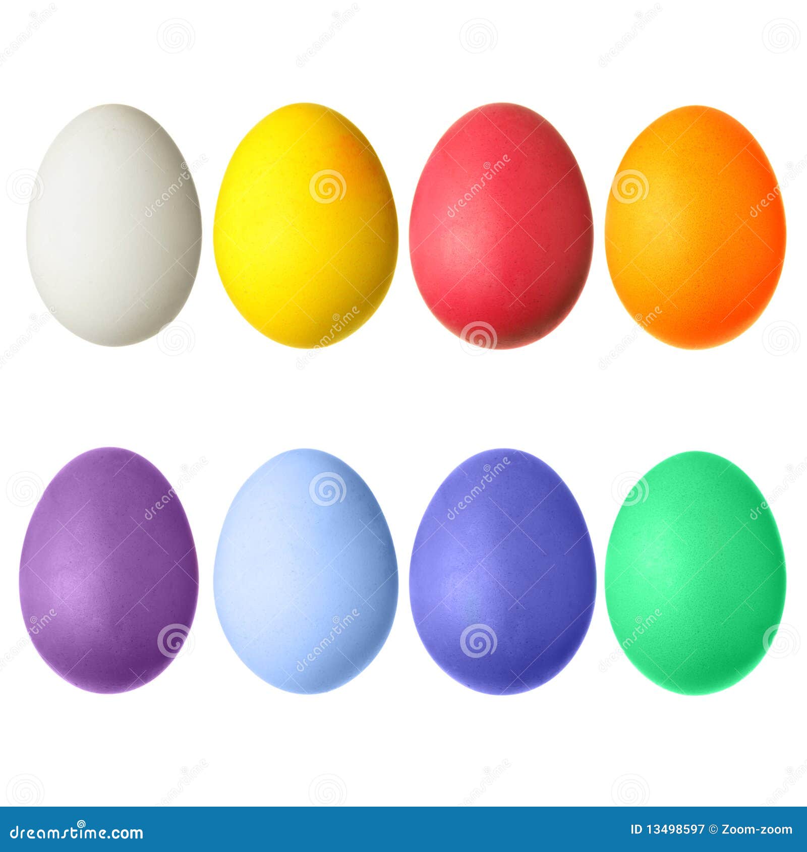 Set of Colorful Easter Eggs Stock Image - Image of safe, lots: 13498597