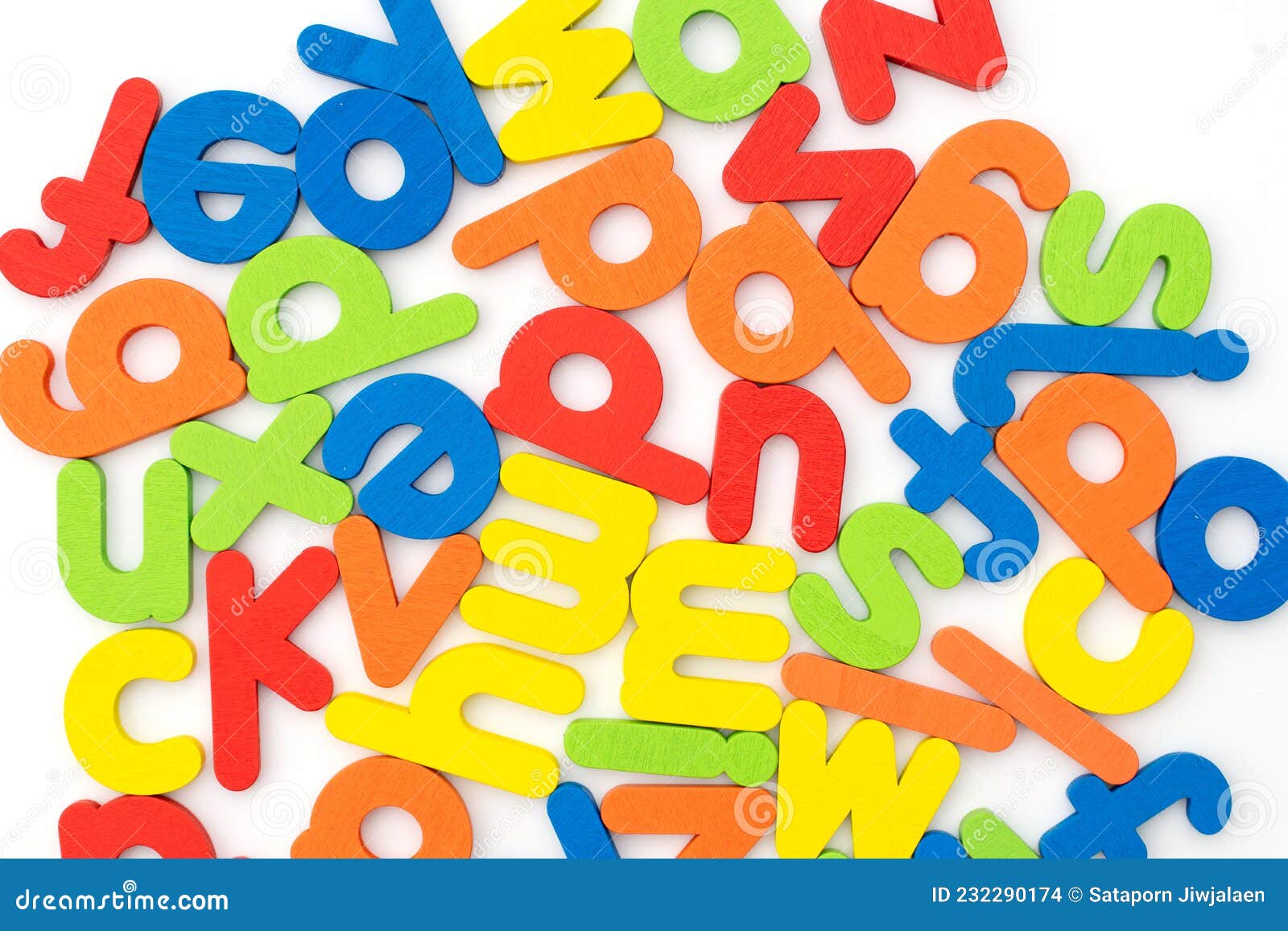 Colorful Pen Set To English Consonant On Gliter Background Royalty-Free ...