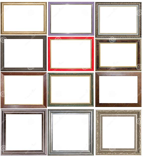 Set of colorful frames stock image. Image of model, photoframe - 184796135