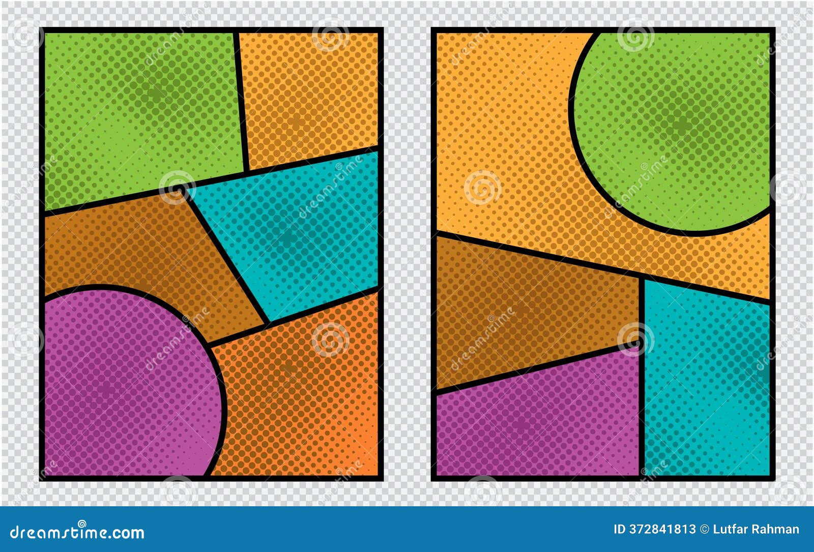 Manga Book Page Template. Comic Emphasis Design. Radial Black Lines On ...