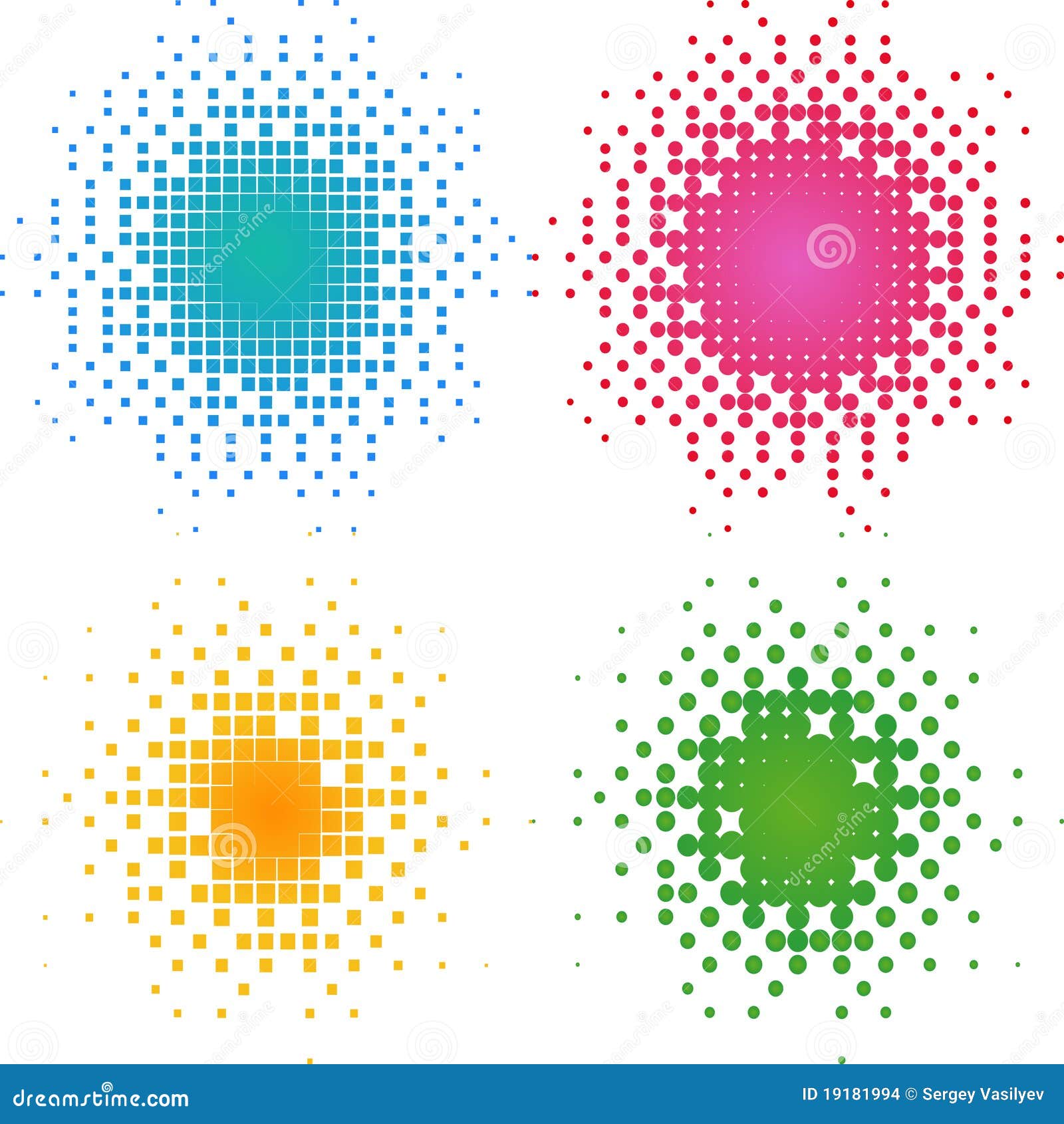 Set of Colorful Halftone Dots, Halftone. Stock Vector - Illustration of ... Set of Colorful Halftone Dots, Halftone. Stock Vector - Illustration of ...