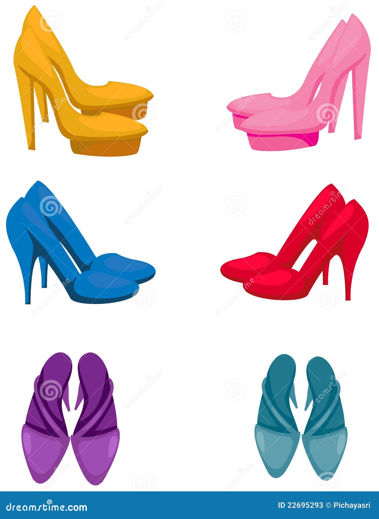 Animated High Heels Shoes