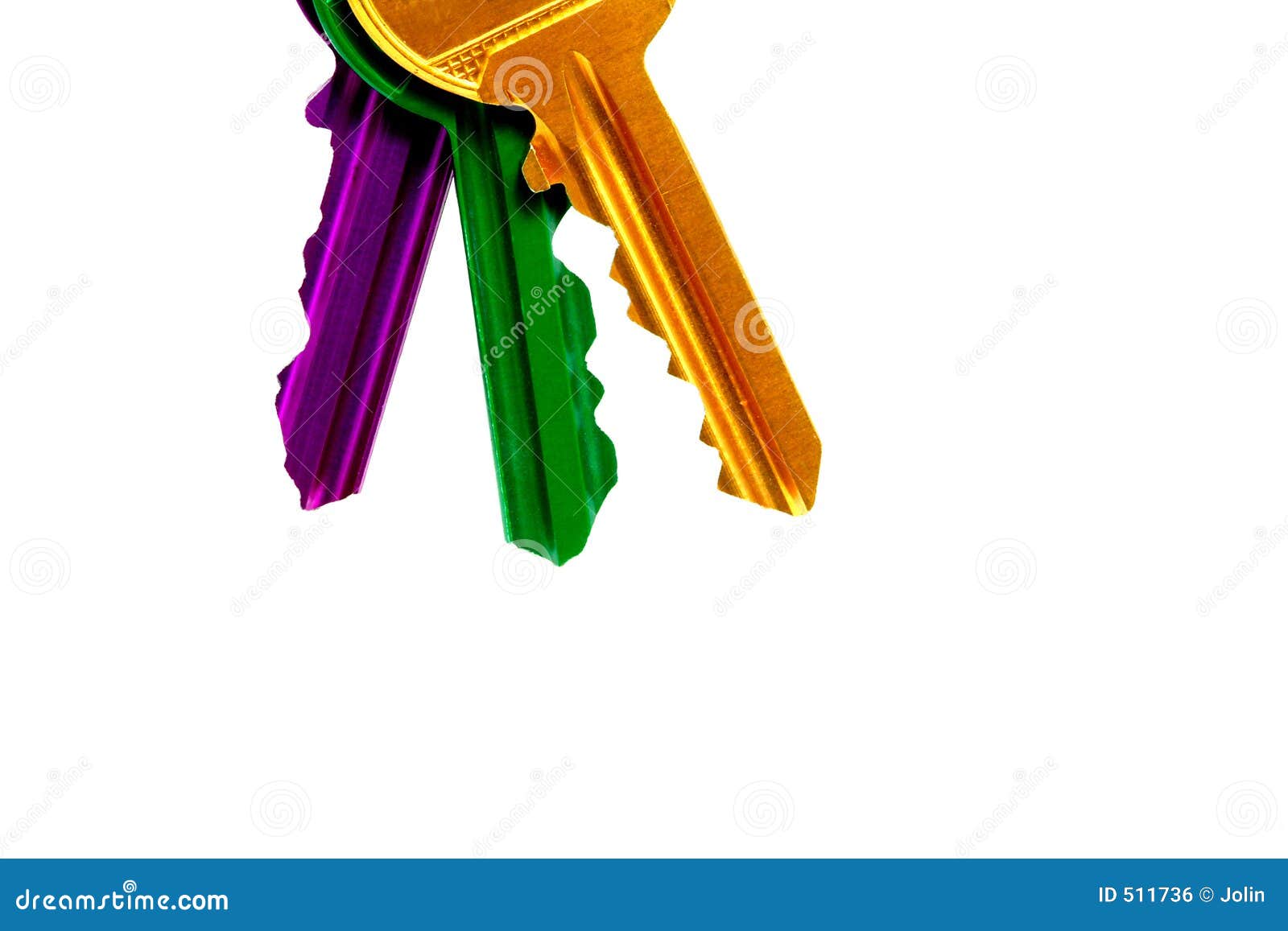 Set of colorful keys stock photo. Image of house, location - 511736