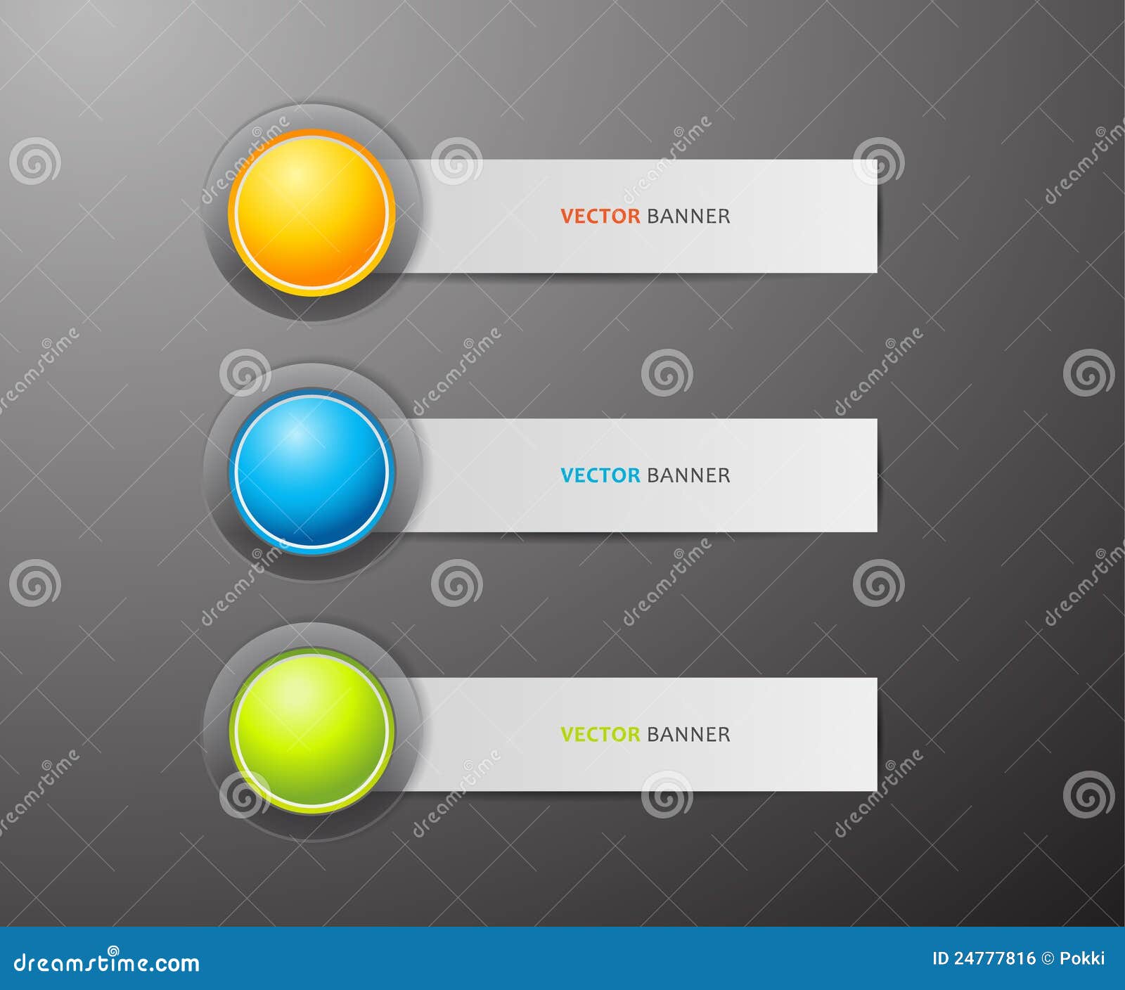 Set of colorful labels. stock vector. Illustration of realistic - 24777816