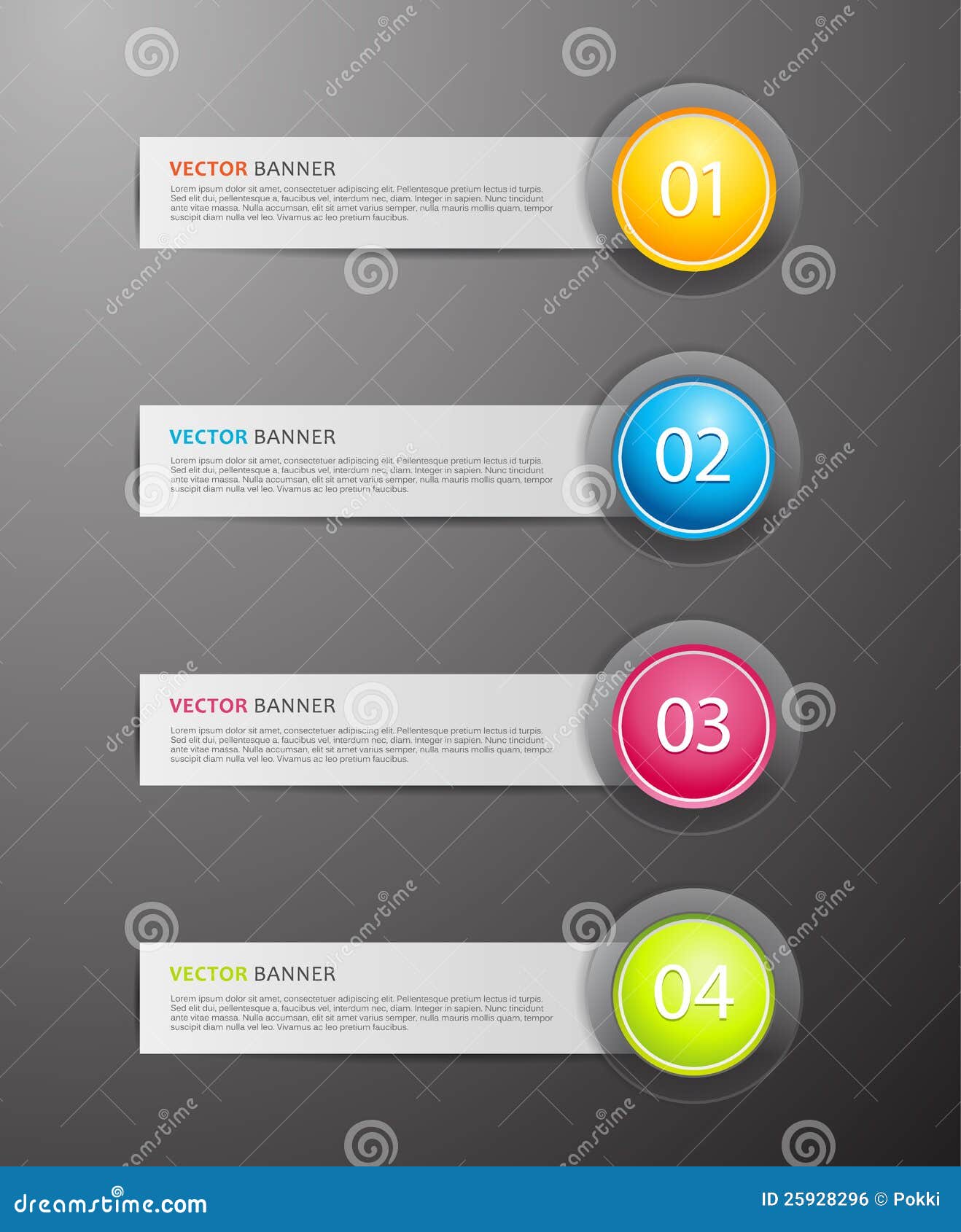 Set of colorful labels. stock vector. Illustration of design - 25928296