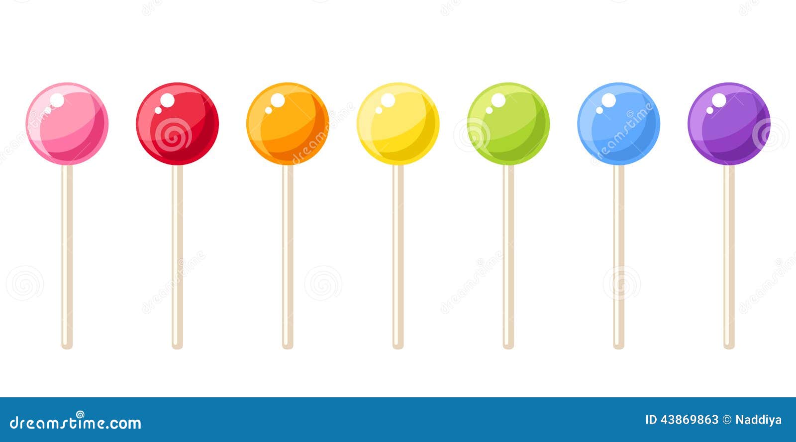 Set Of Lollipops. Vector Illustration | CartoonDealer.com #66140754