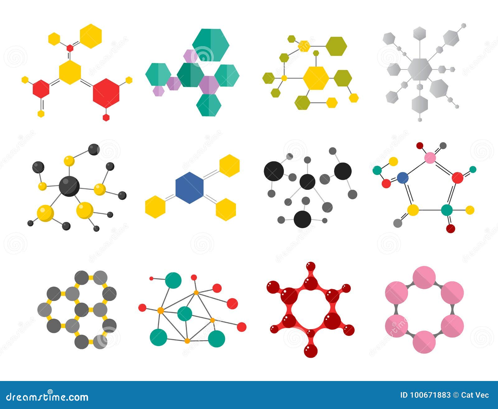 Colorful Molecular Structures in the Form of Sphere Structure ...