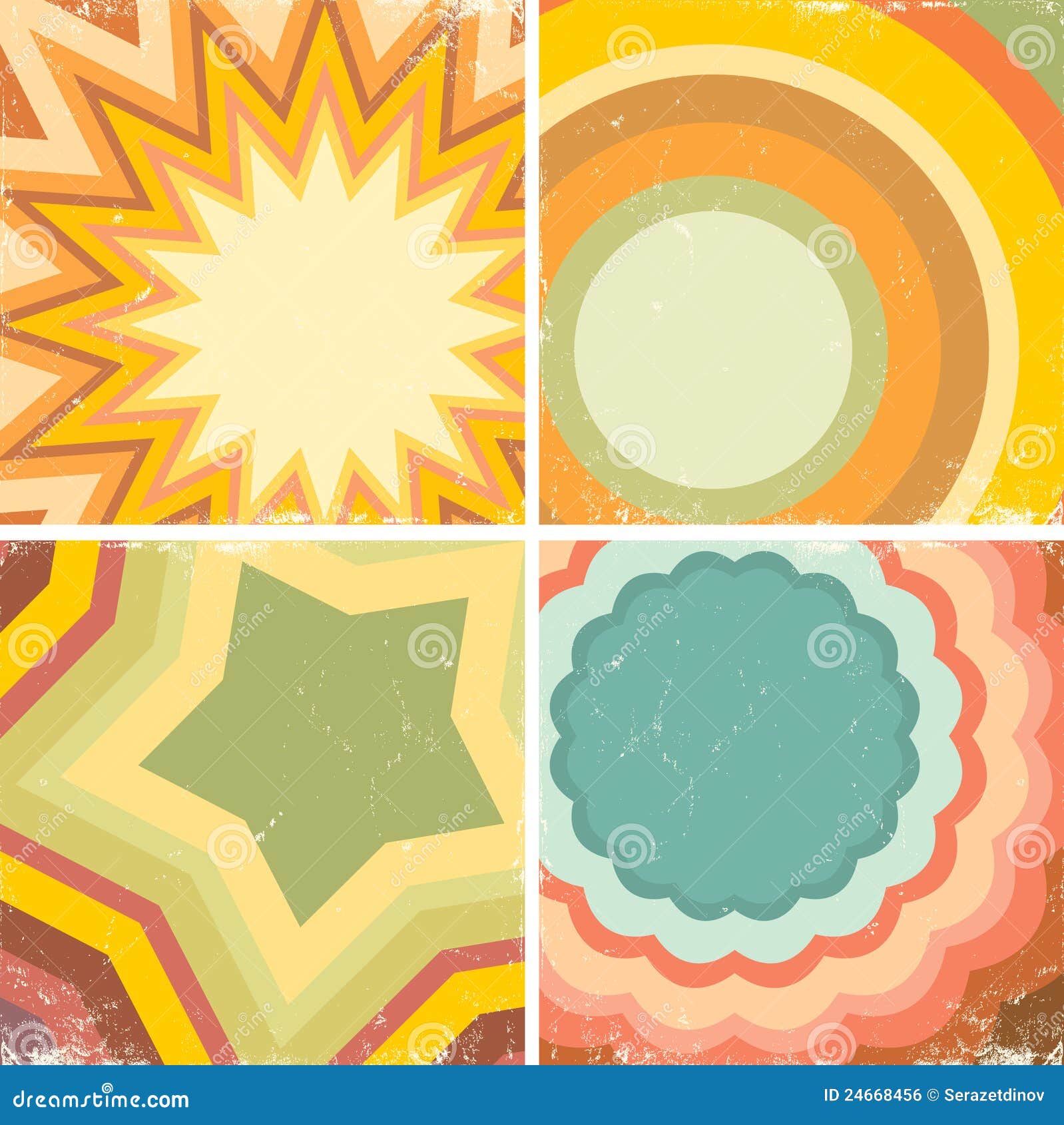 Set of colorful posters stock vector. Illustration of dance - 24668456