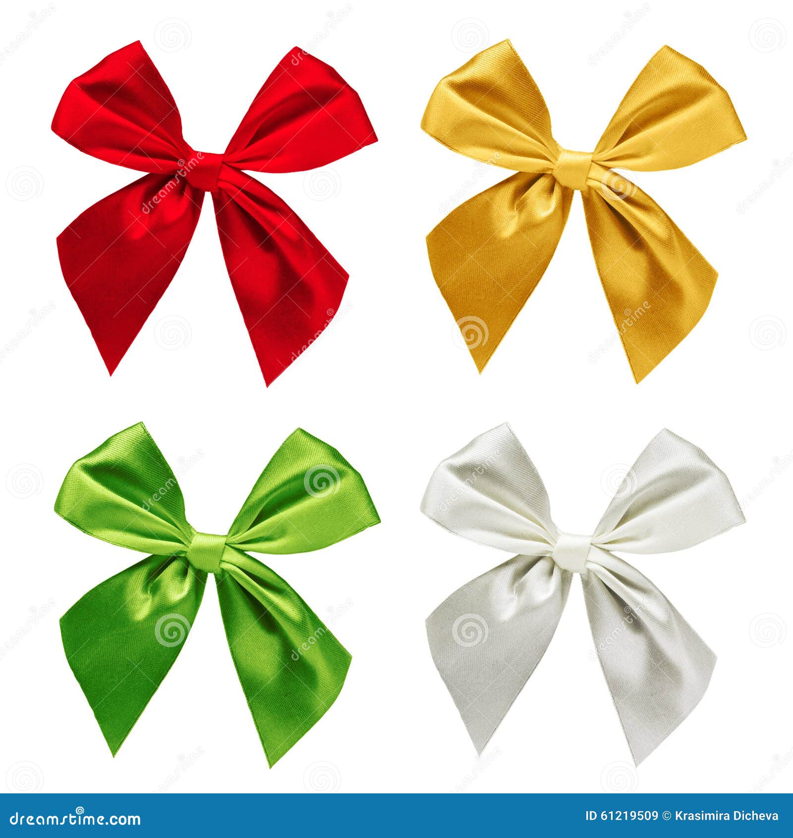 Set of Colorful Ribbons Isolated Stock Image - Image of ribbons, design ...