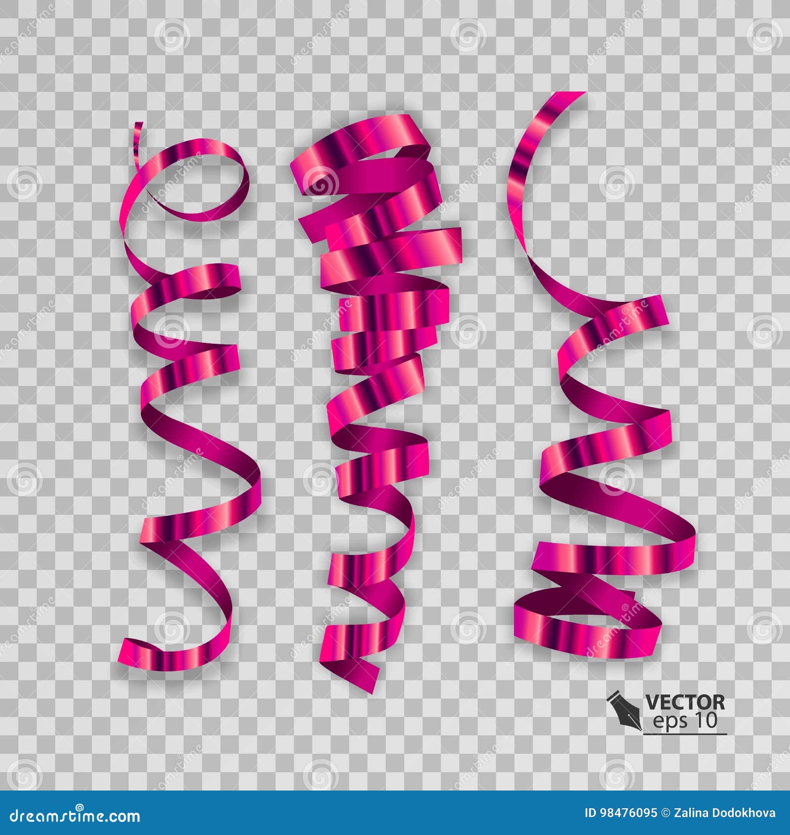 Set of Colorful Ribbons for Your Design Stock Vector - Illustration of ...