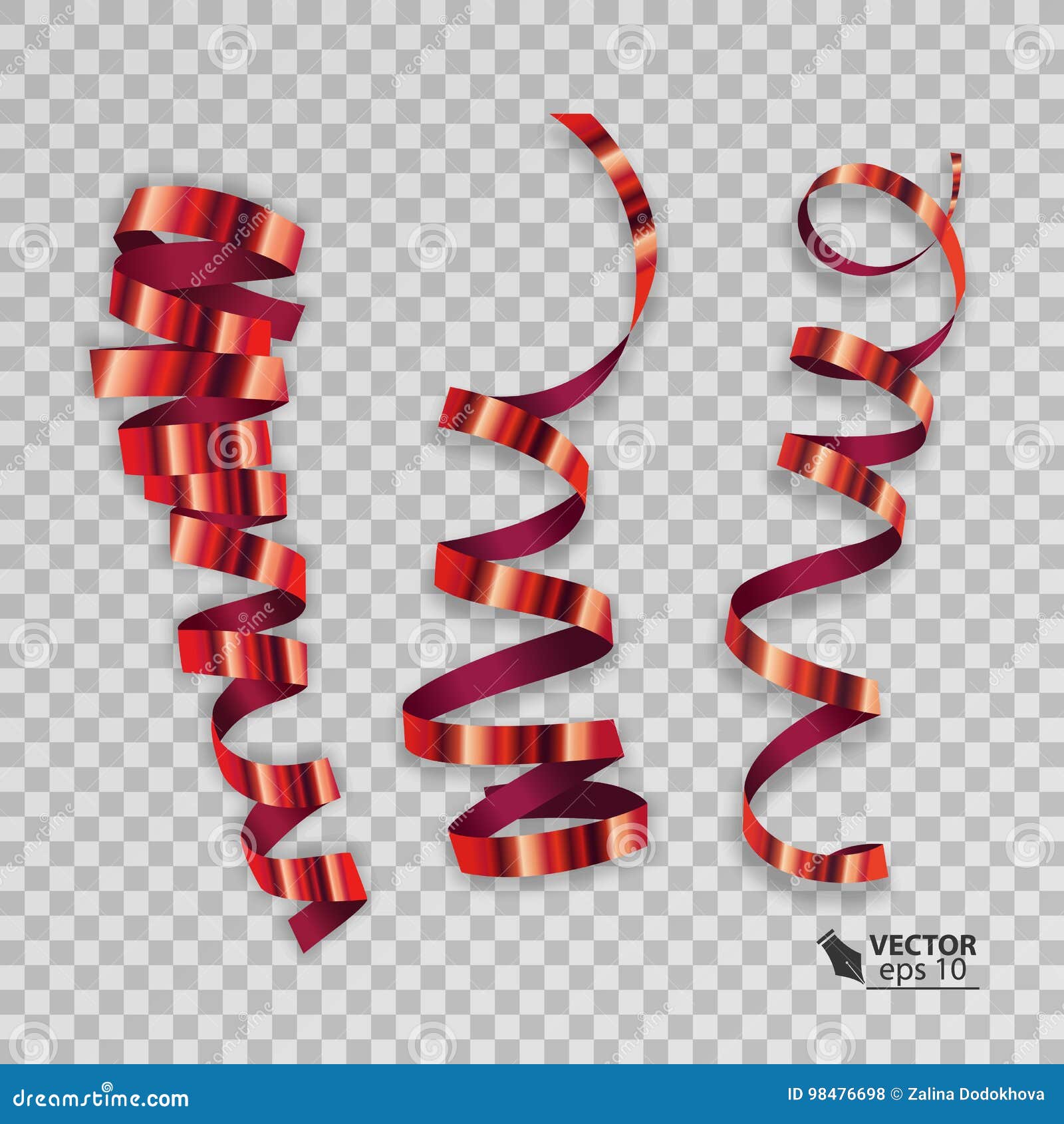 Set of Colorful Ribbons for Your Design Stock Vector - Illustration of ...