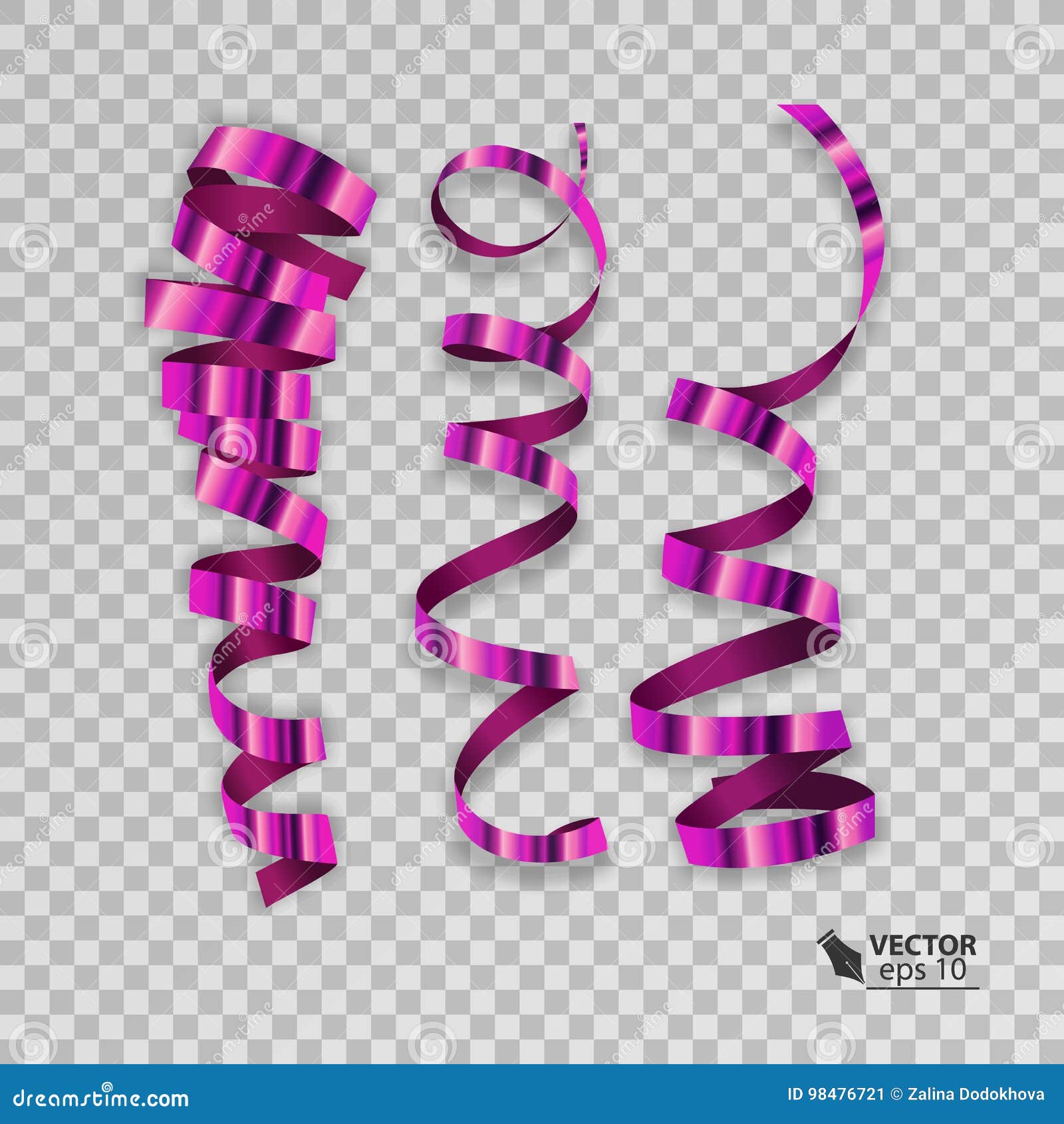 Set of Colorful Ribbons for Your Design Stock Vector - Illustration of ...