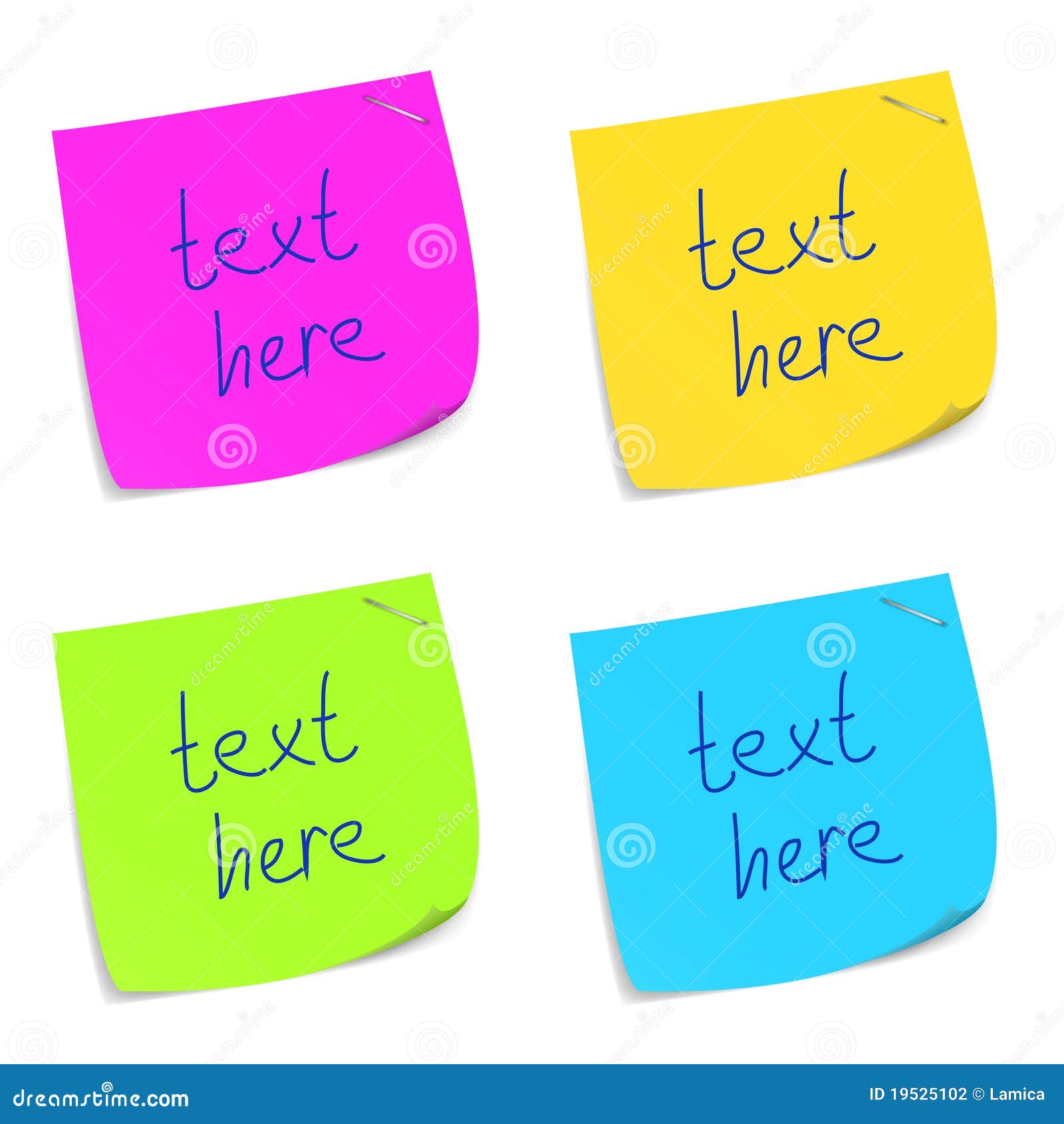 Colorful Sticky Notes On Whiteboard Depict Creative Brainstorming ...