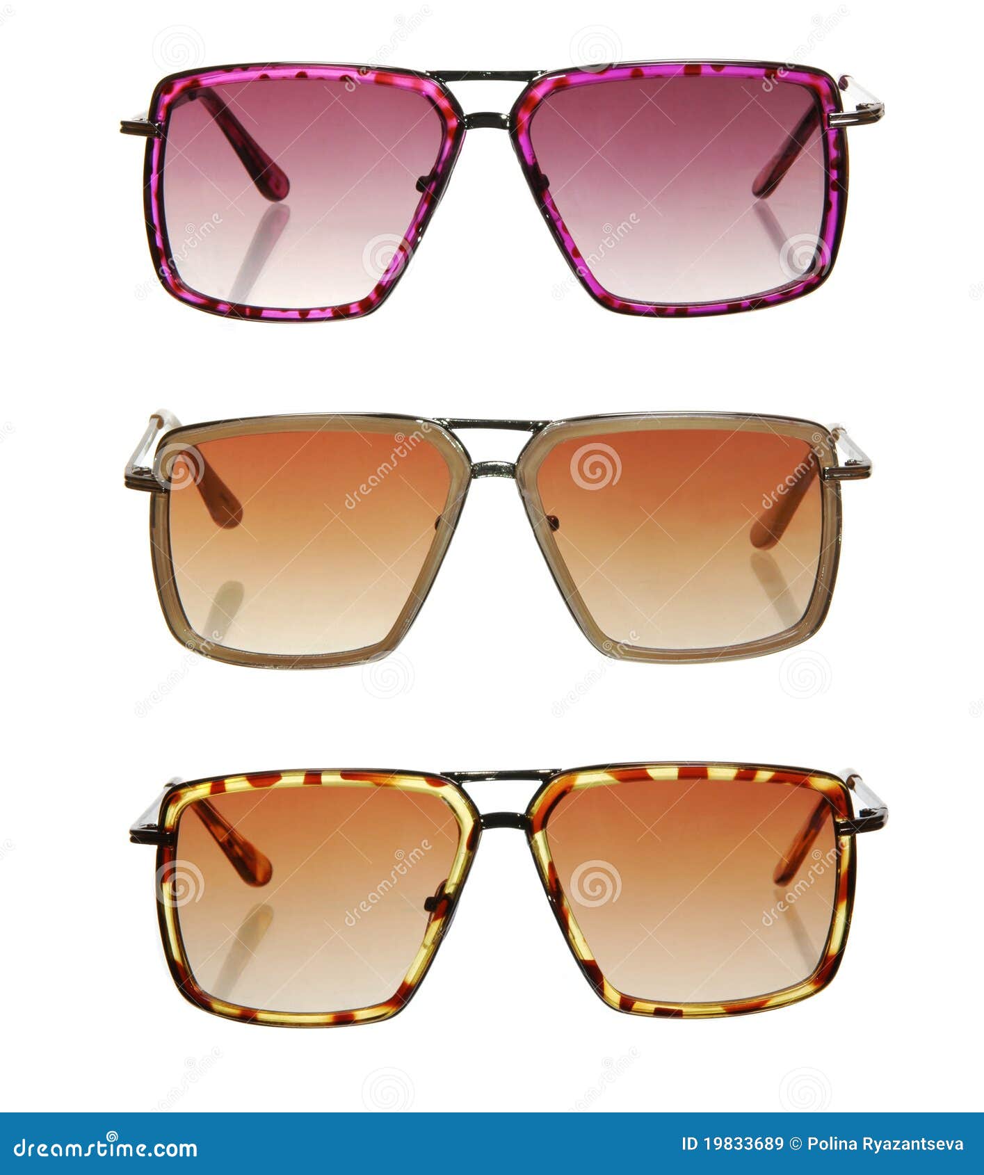 Set of colorful sunglasses stock image. Image of feminine - 19833689