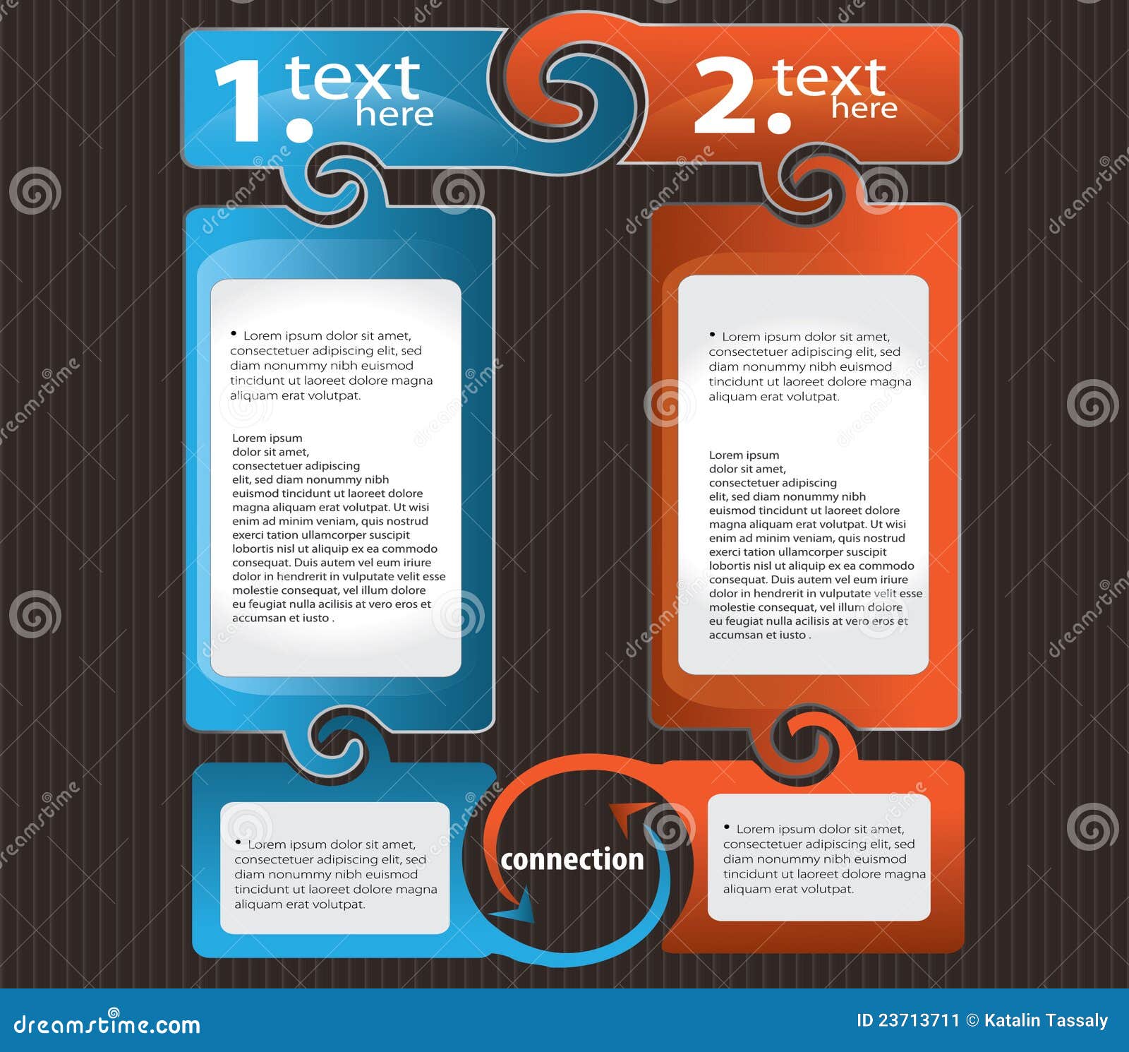 Set of Colorful Text Box stock vector. Illustration of business - 23713711