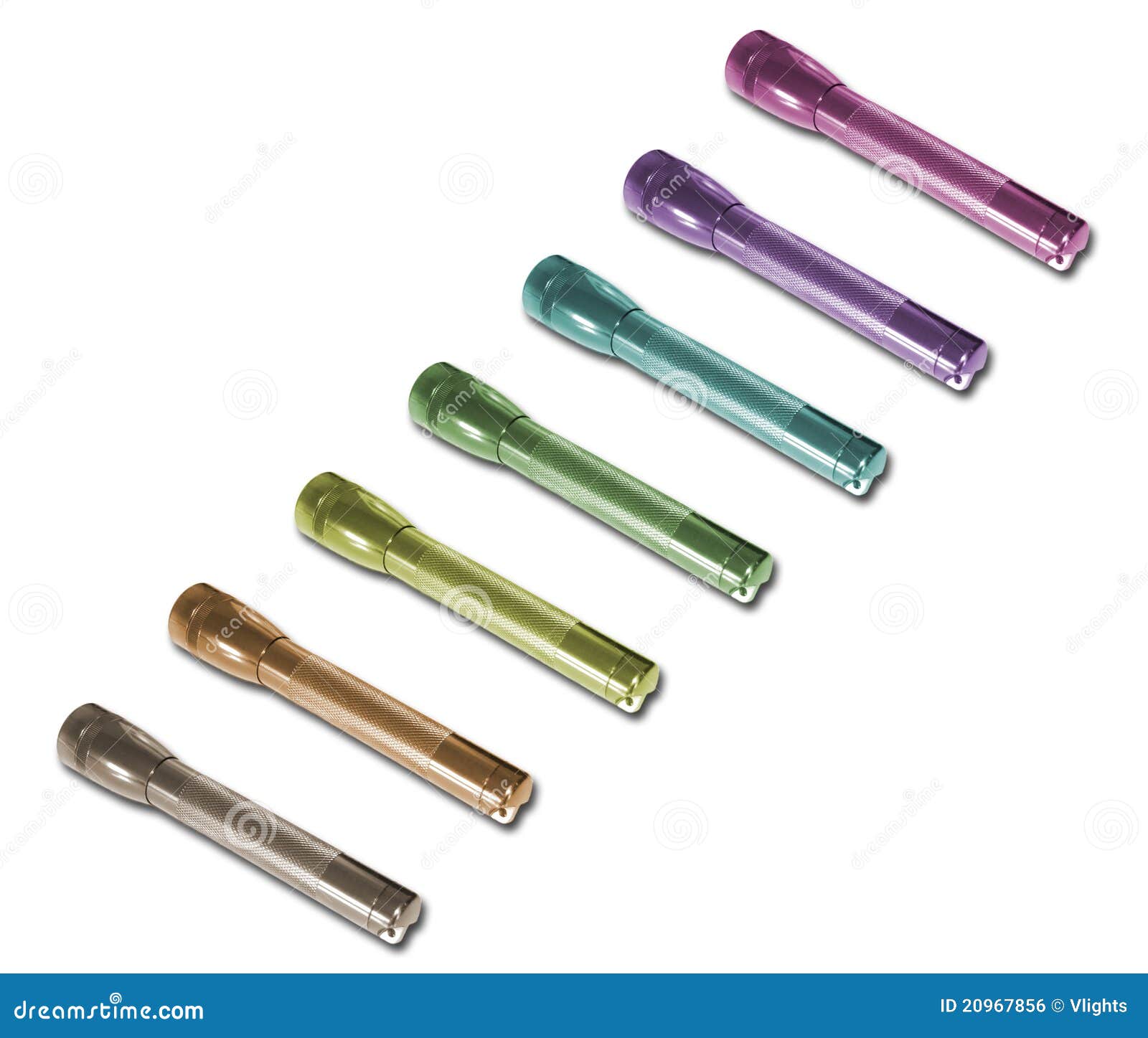 Set of Colorful Torches stock photo. Image of orange - 20967856