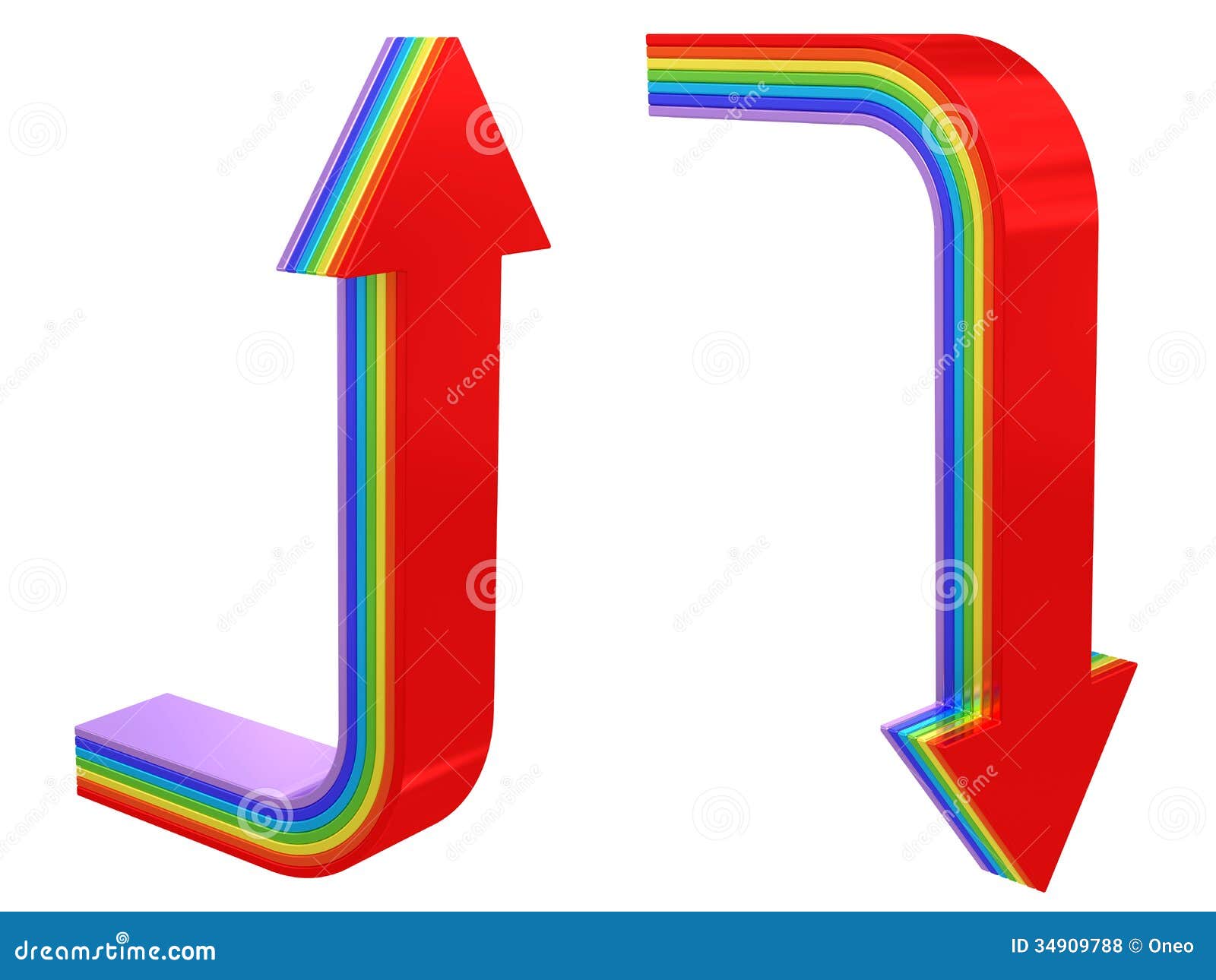 Set of Colorful Upload and Download Stock Illustration - Illustration ...