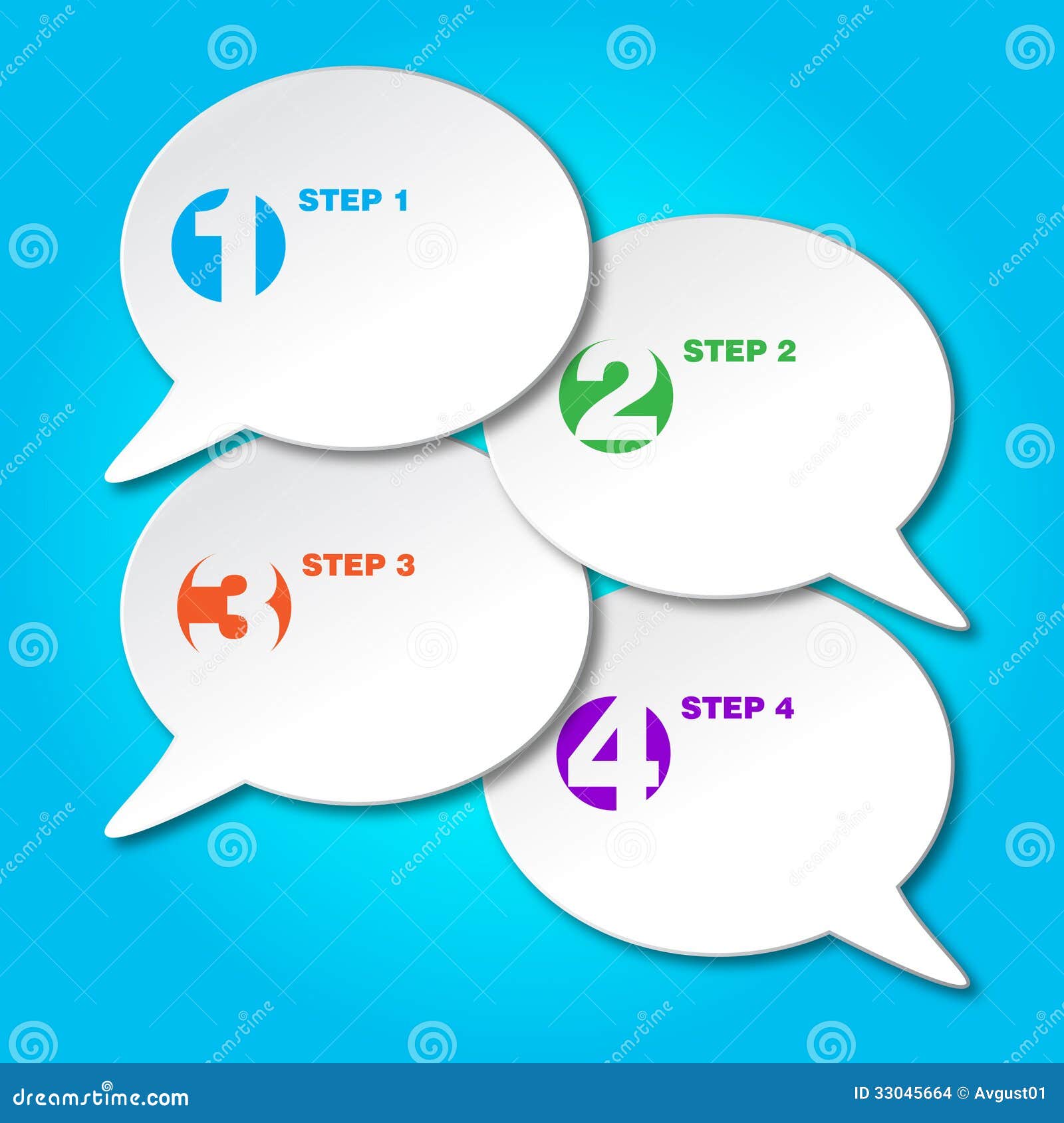 Set of Colorful Vector Sample Option Stickers Stock Illustration ...