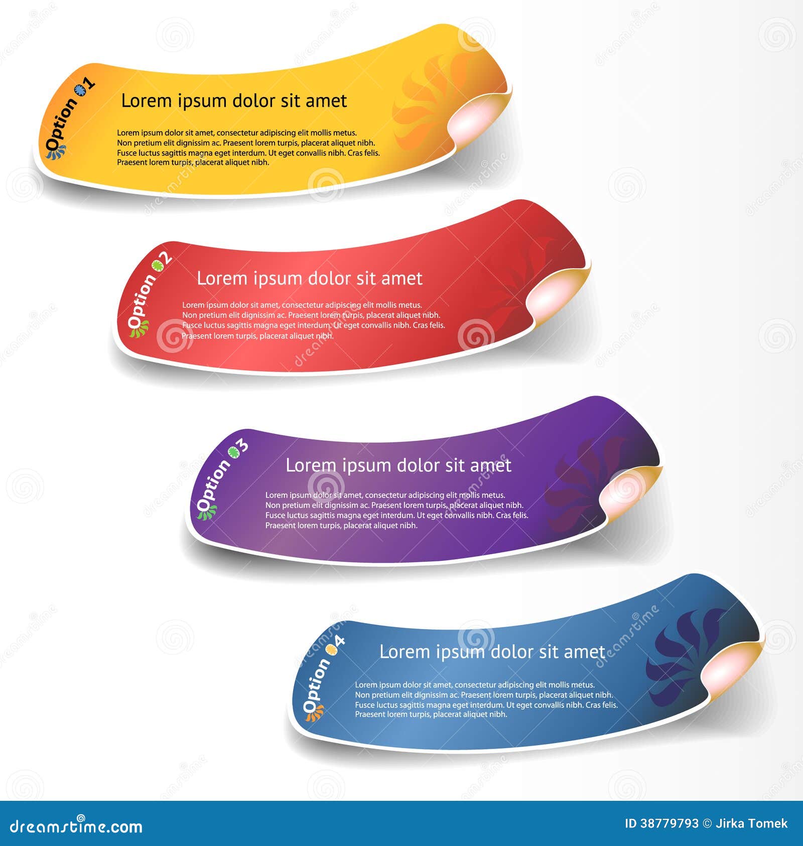 Set of Colorful Vector Sticker Stock Vector - Illustration of object ...