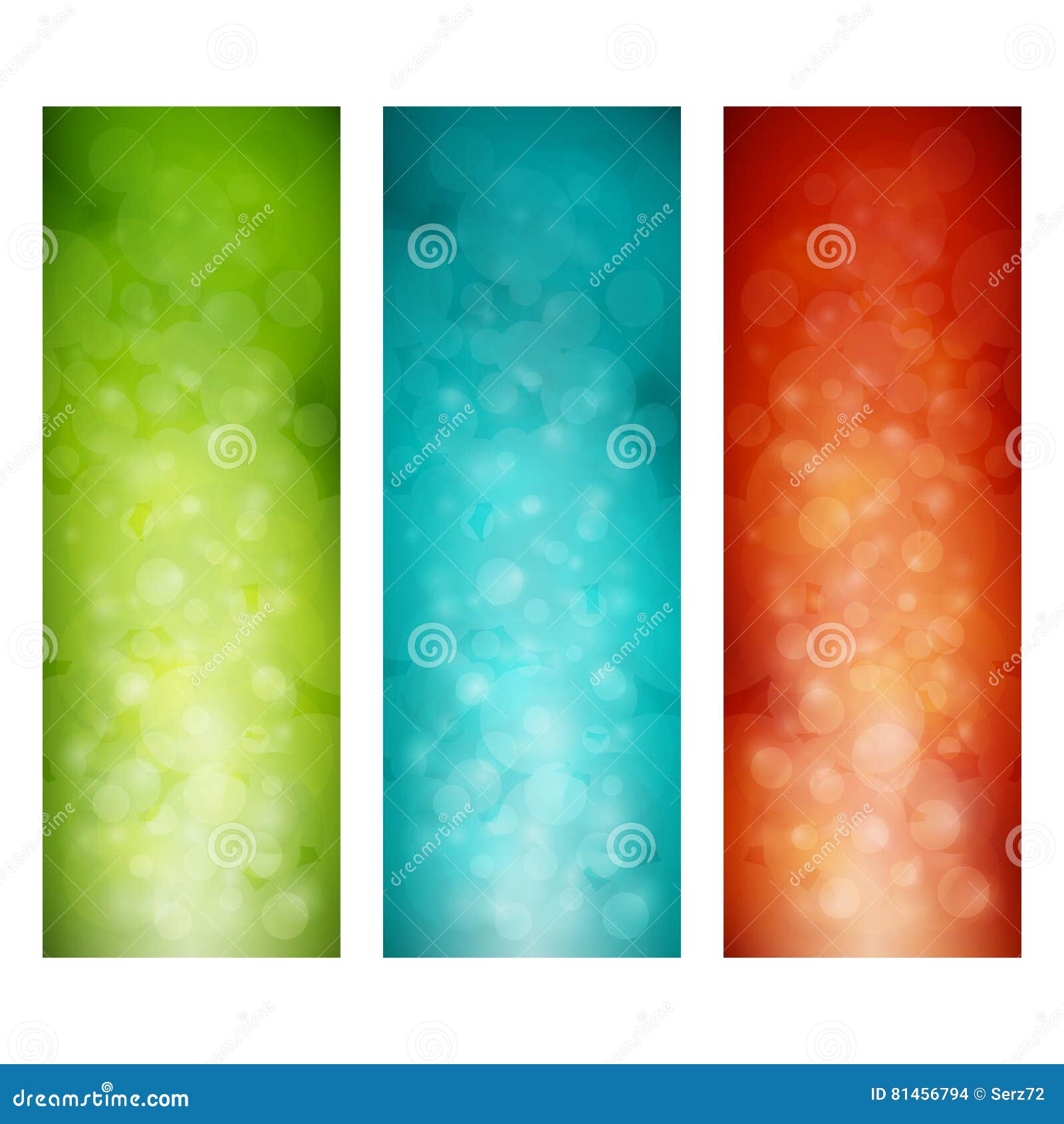 Set of Colorful Vertical Banners Stock Vector - Illustration of idea ...