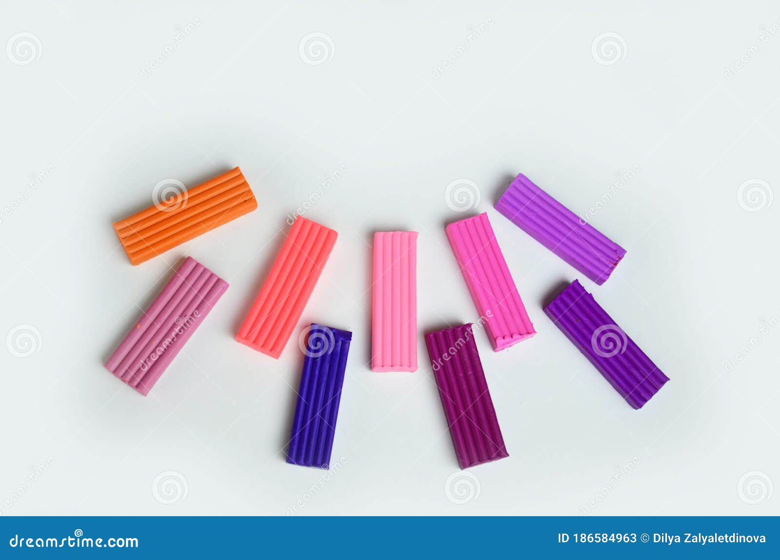 A Set of Colors of Modeling Clay. Modeling and Design for Children. on ...