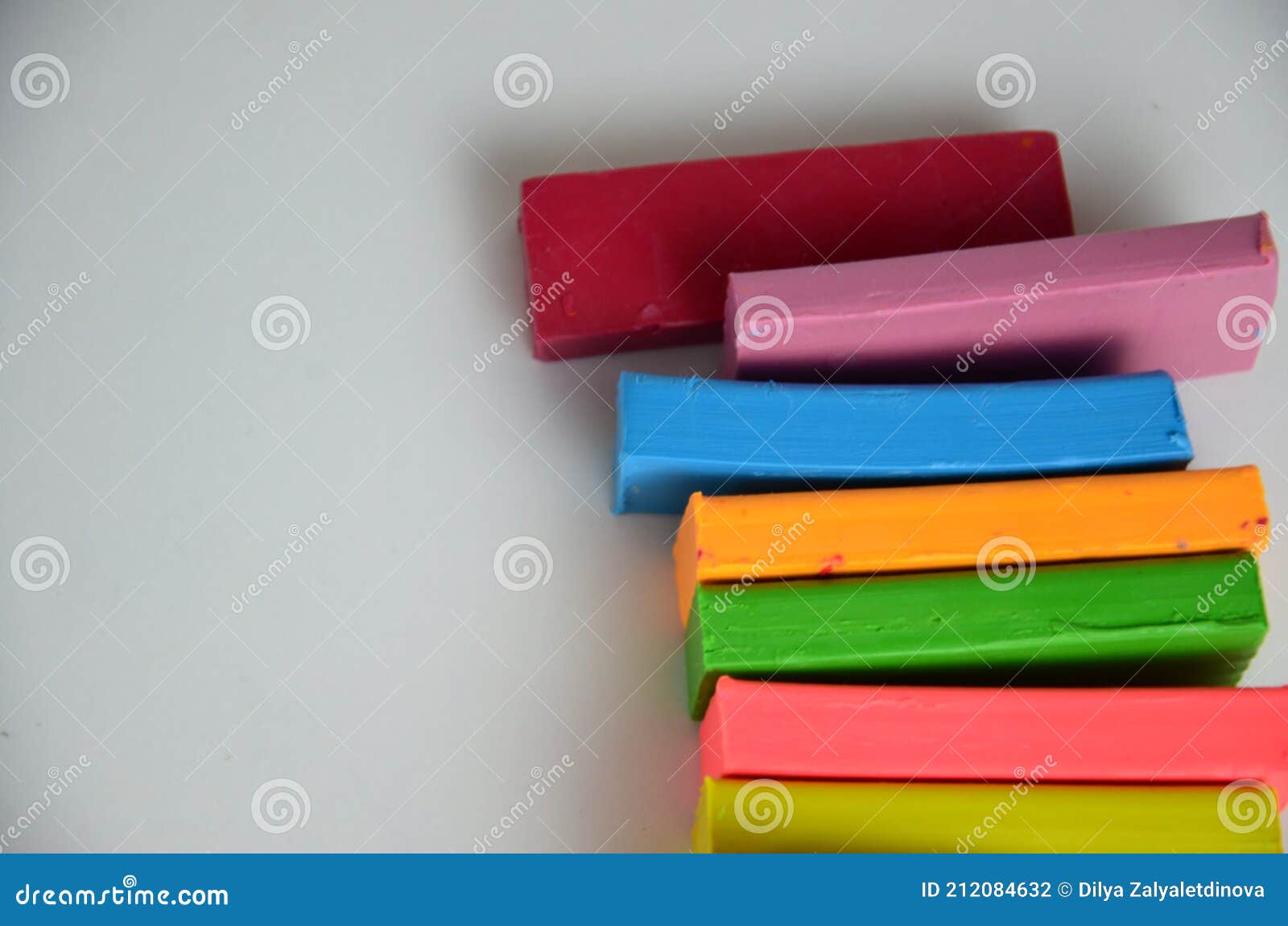 A Set of Colors of Modeling Clay. Modeling and Design for Children. on ...