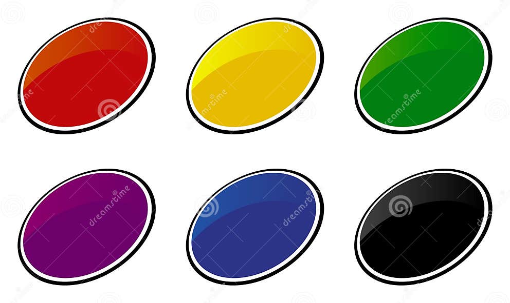 Set of Colour Icons for the Internet Stock Vector - Illustration of ...