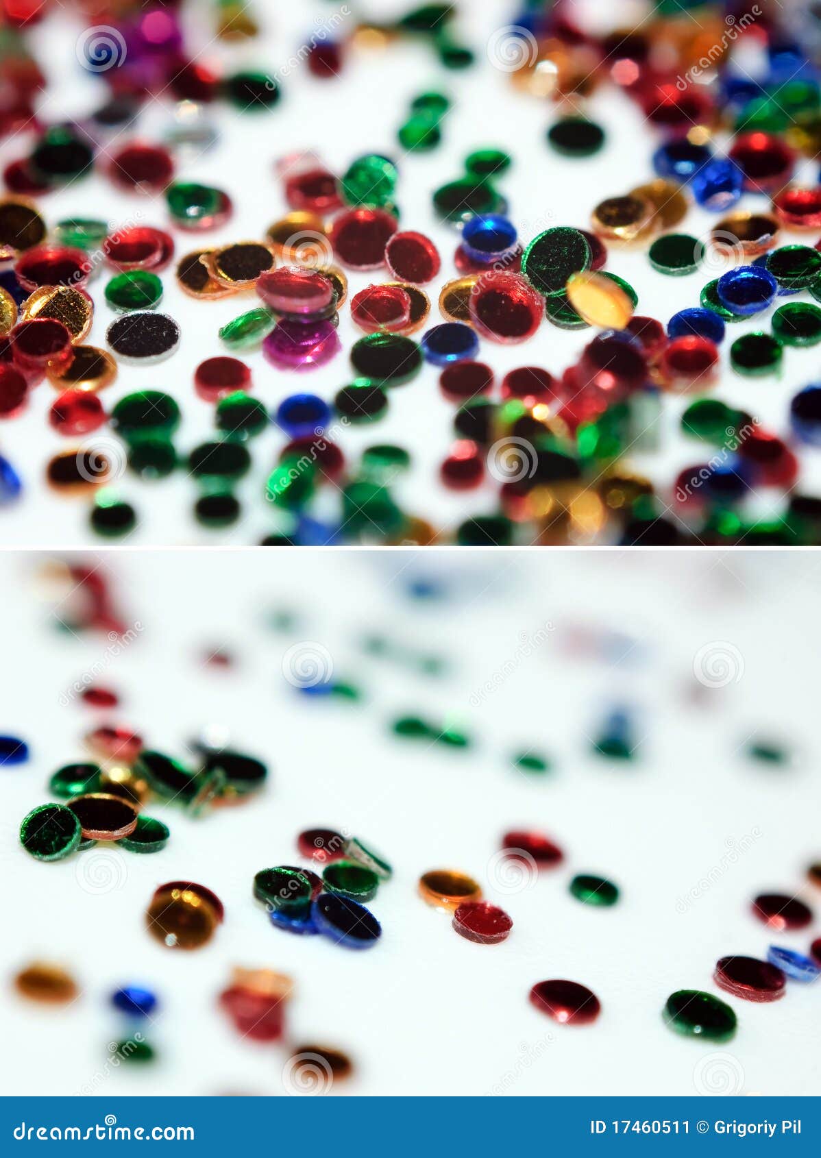 Set of Colour Plastic Rounds. Stock Image - Image of round, funky: 17460511