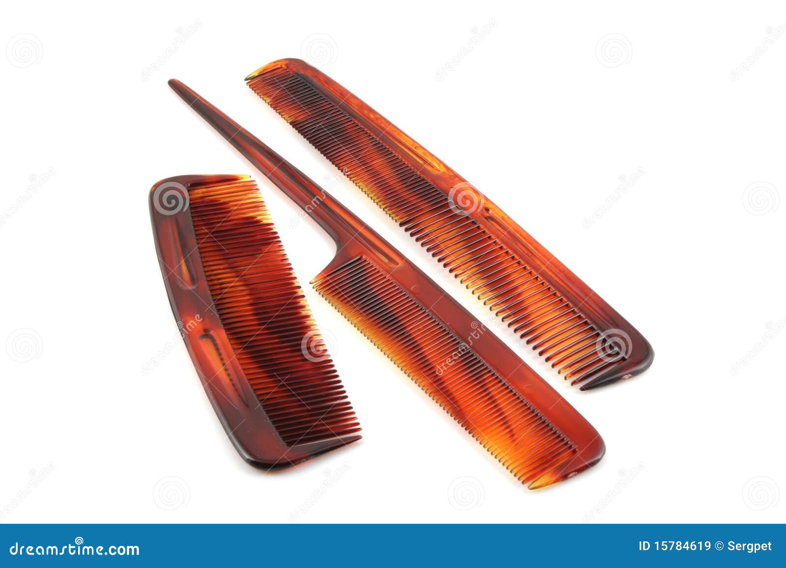 Set of combs stock image. Image of beauty, plastic, grained - 15784619
