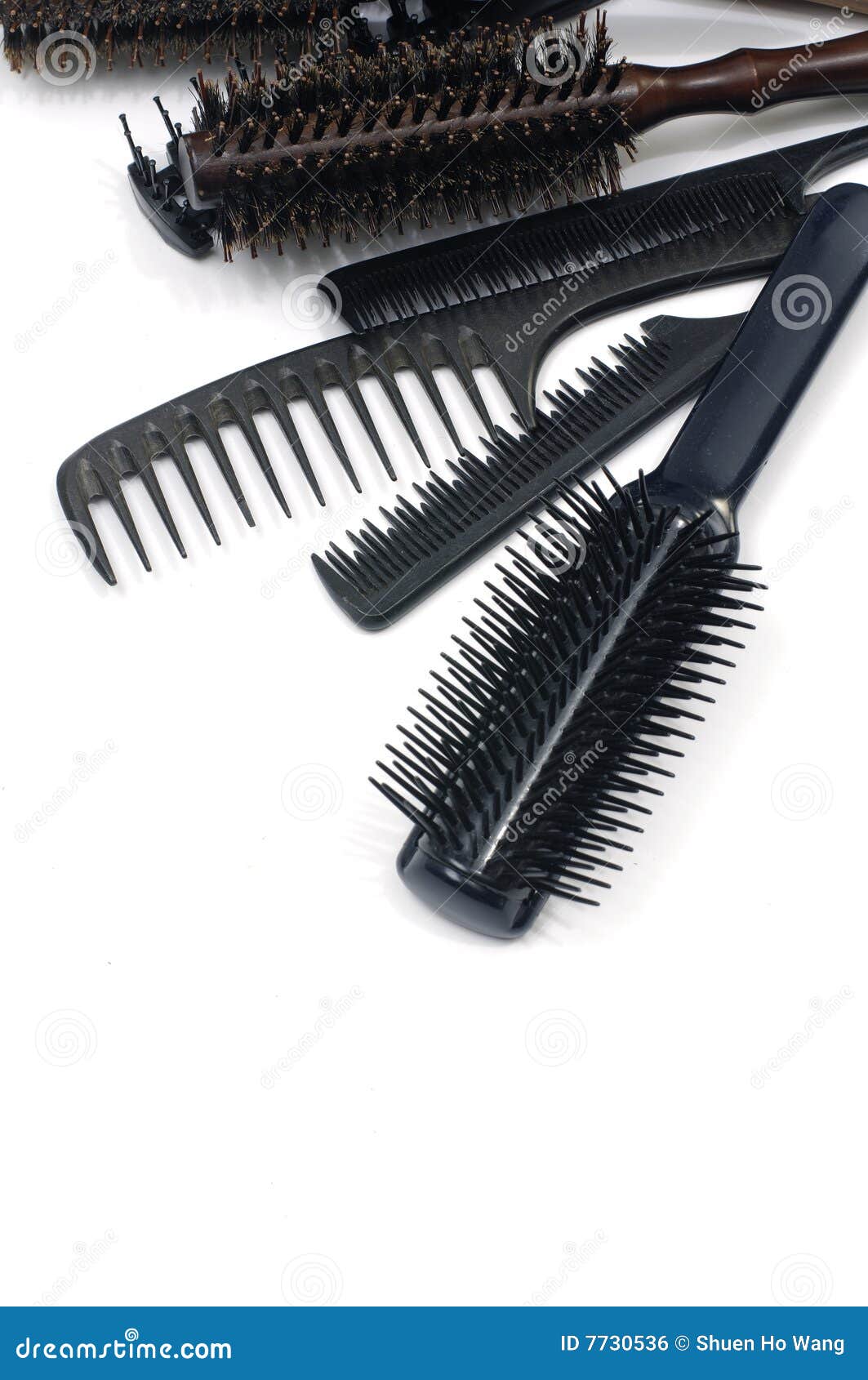 Set of combs stock photo. Image of cosmetics, glitter - 7730536