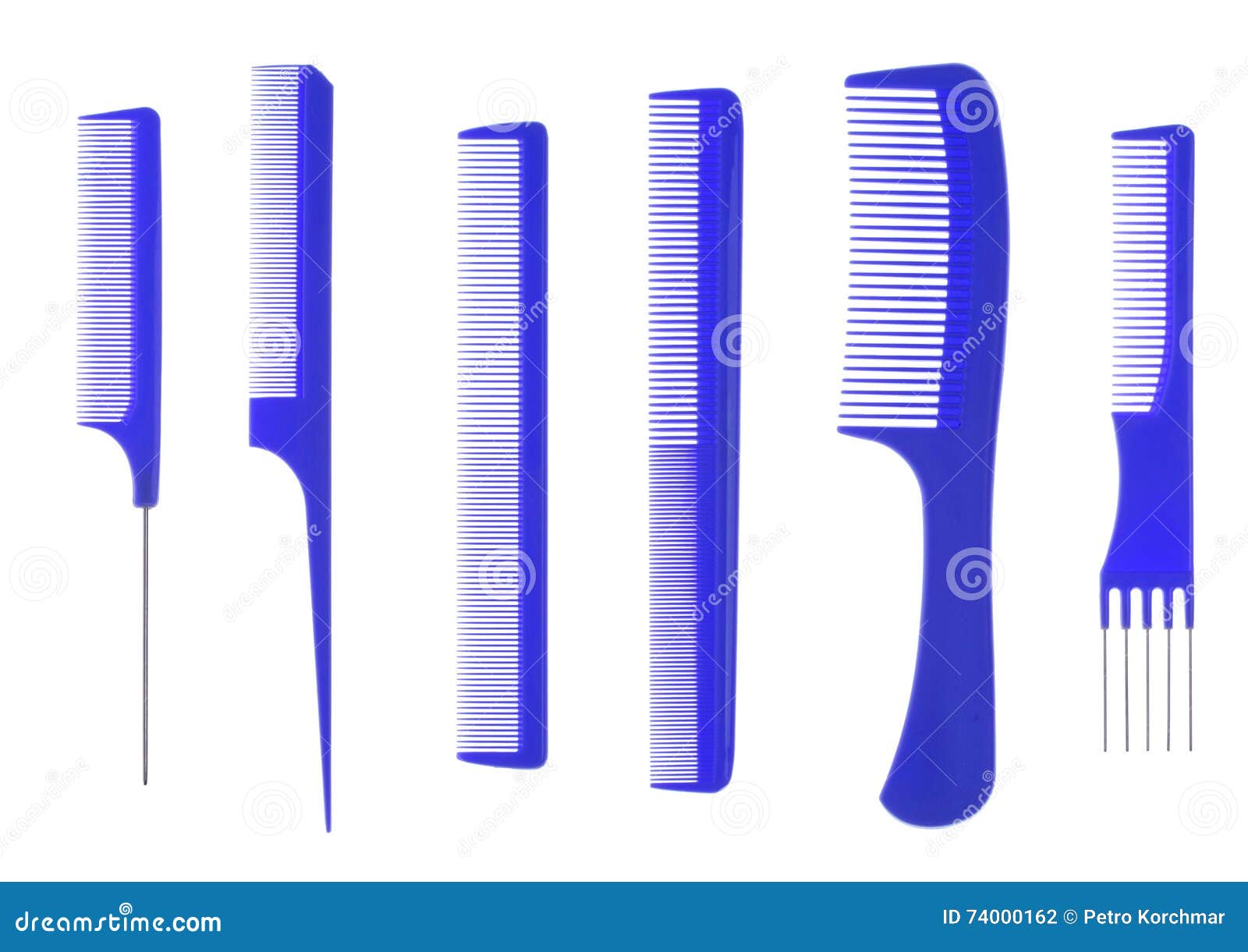 Set of combs stock photo. Image of comb, barber, handle - 74000162