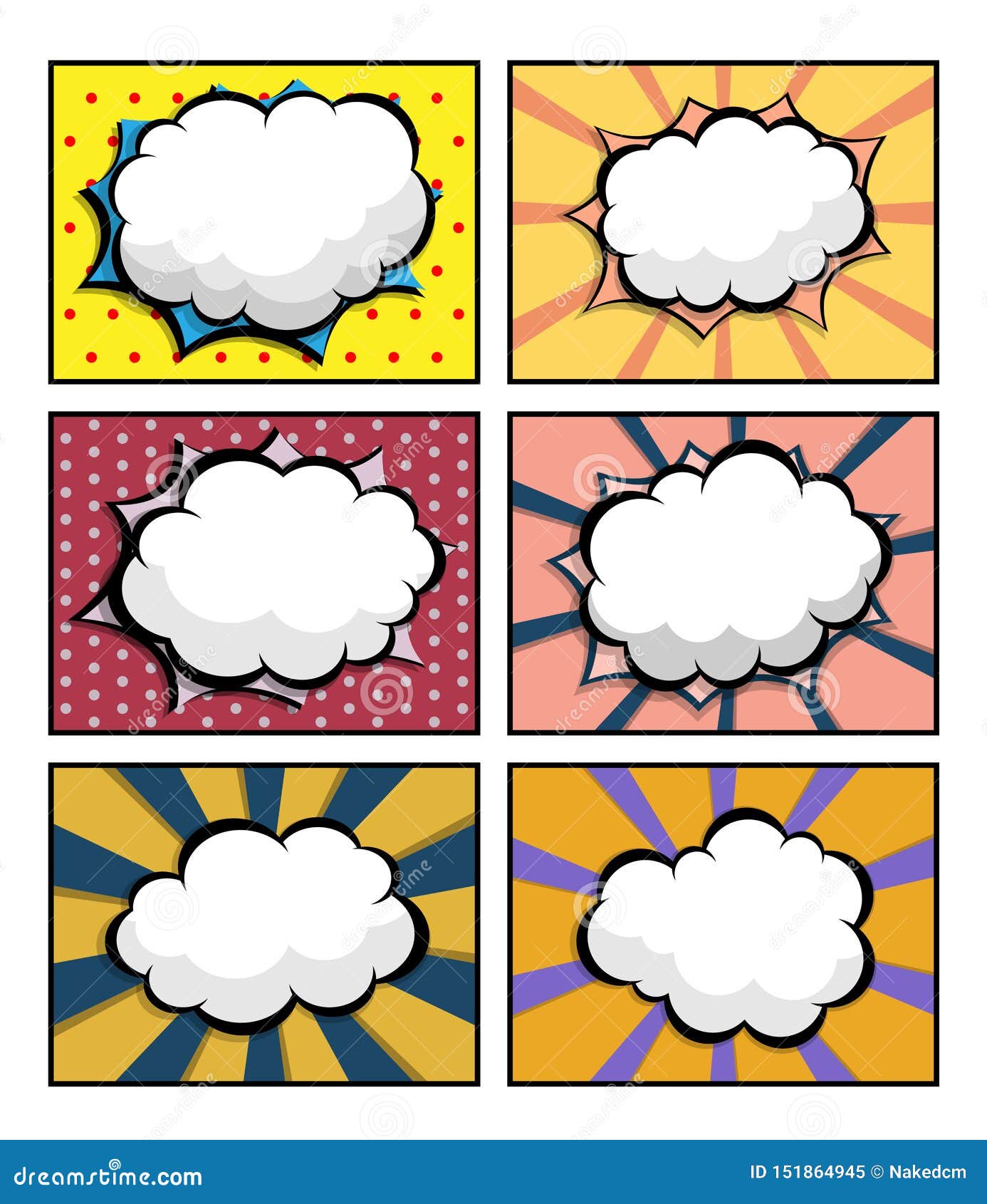 Superhero Blank Bubbles