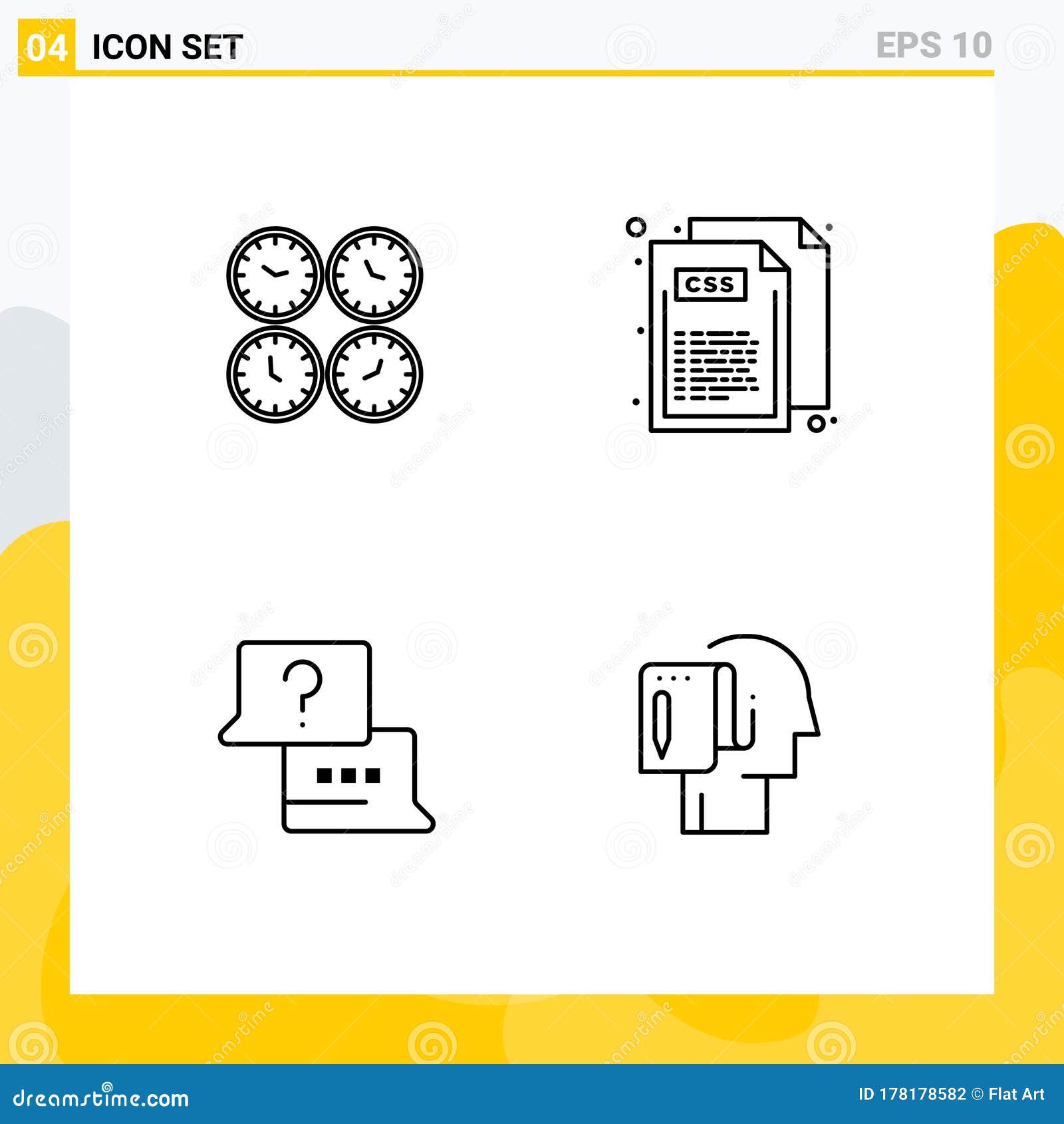 4 Design Clocks 4 Colors Stock Illustrations – 4 4 Design Clocks 4 ...