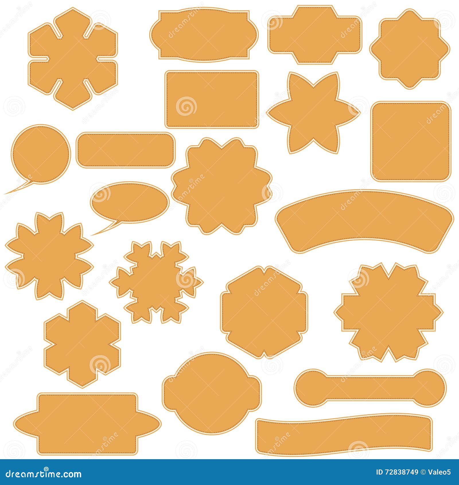 Set of Commercial Stickers Badges and Elements. Stock Vector ...