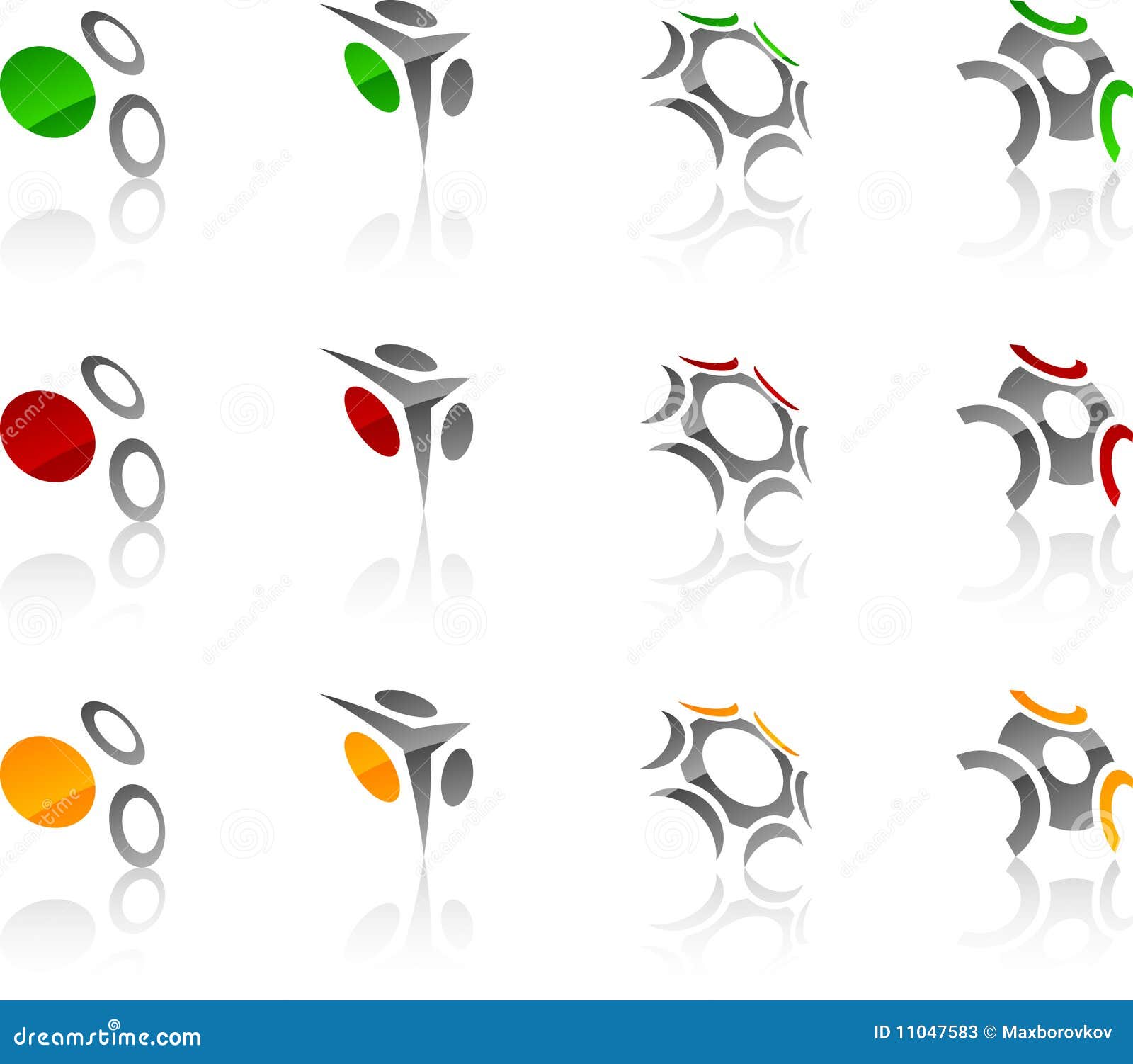 Set of Company symbols. stock vector. Illustration of pattern - 11047583