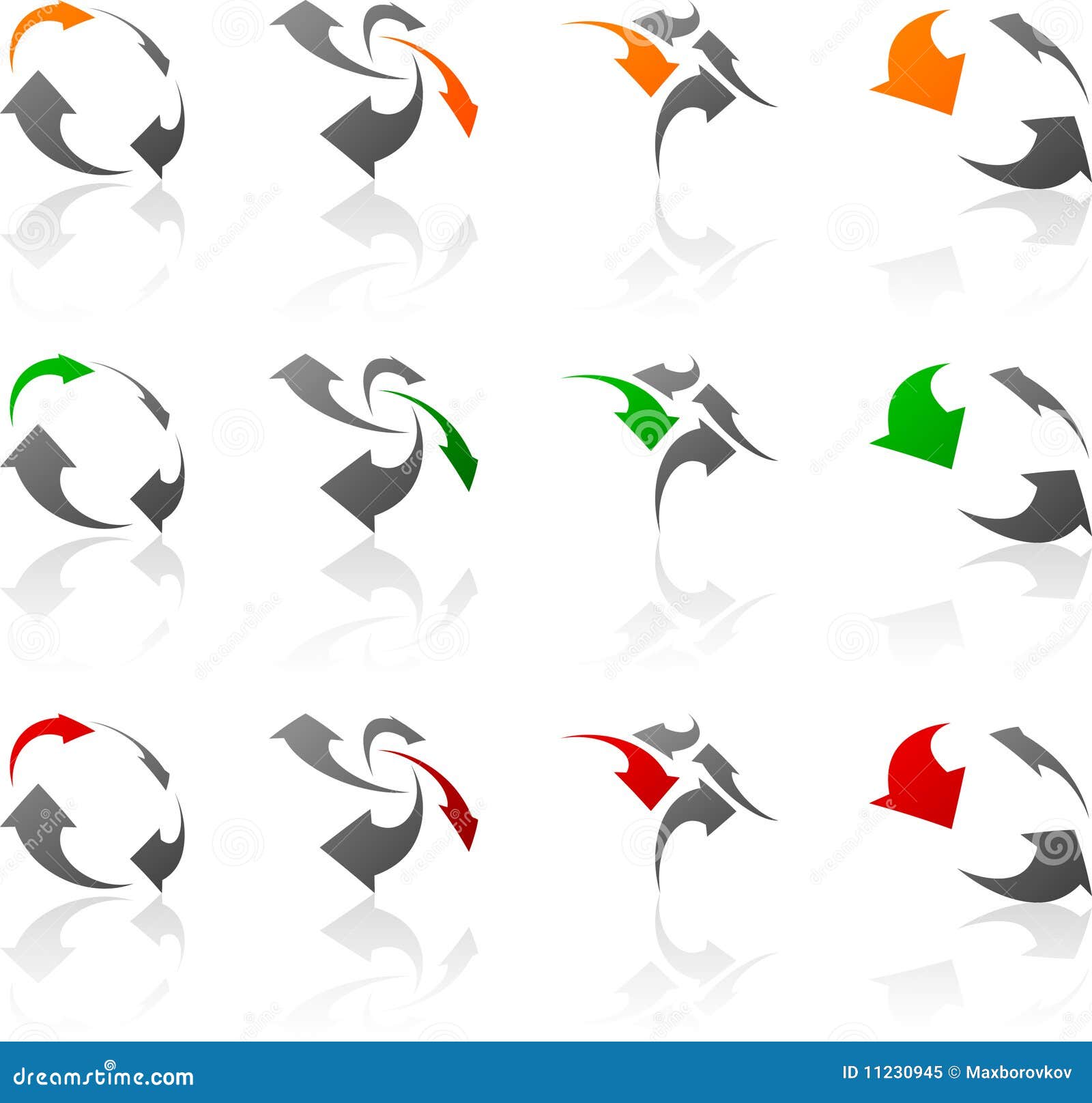 Set of Company symbols. stock vector. Illustration of design - 11230945