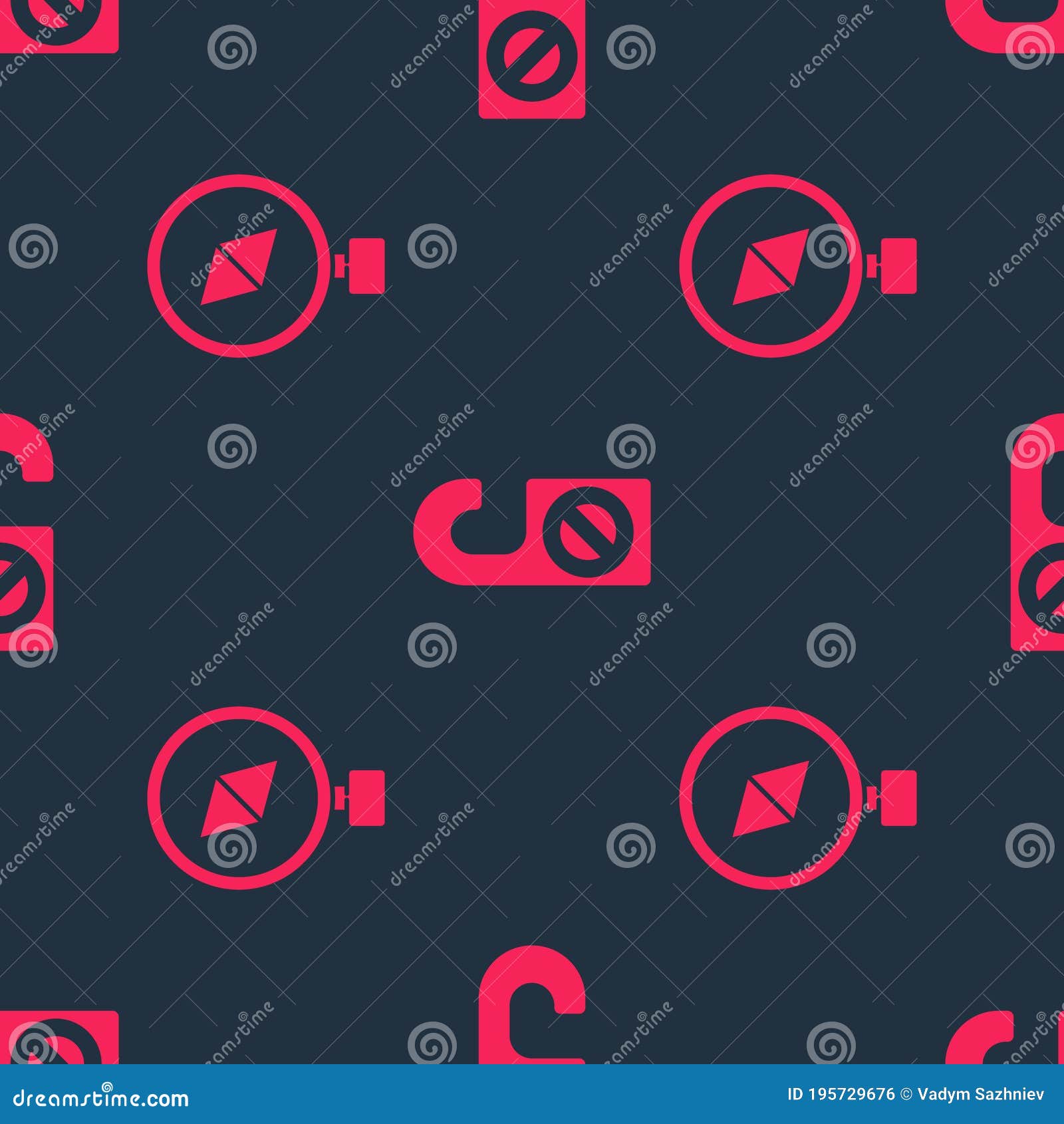 Set Compass, Please Do Not Disturb, Photo Camera, Globe With Flying ...