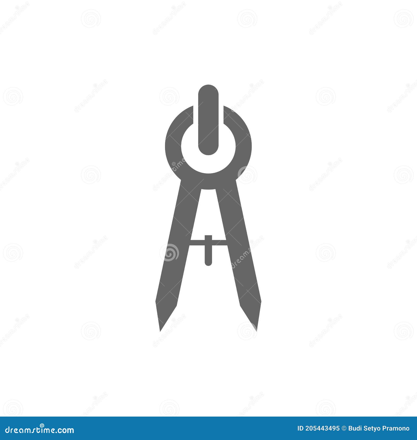 Set of Compass Tools Icon Vector, Engineering Simple Icon Template ...