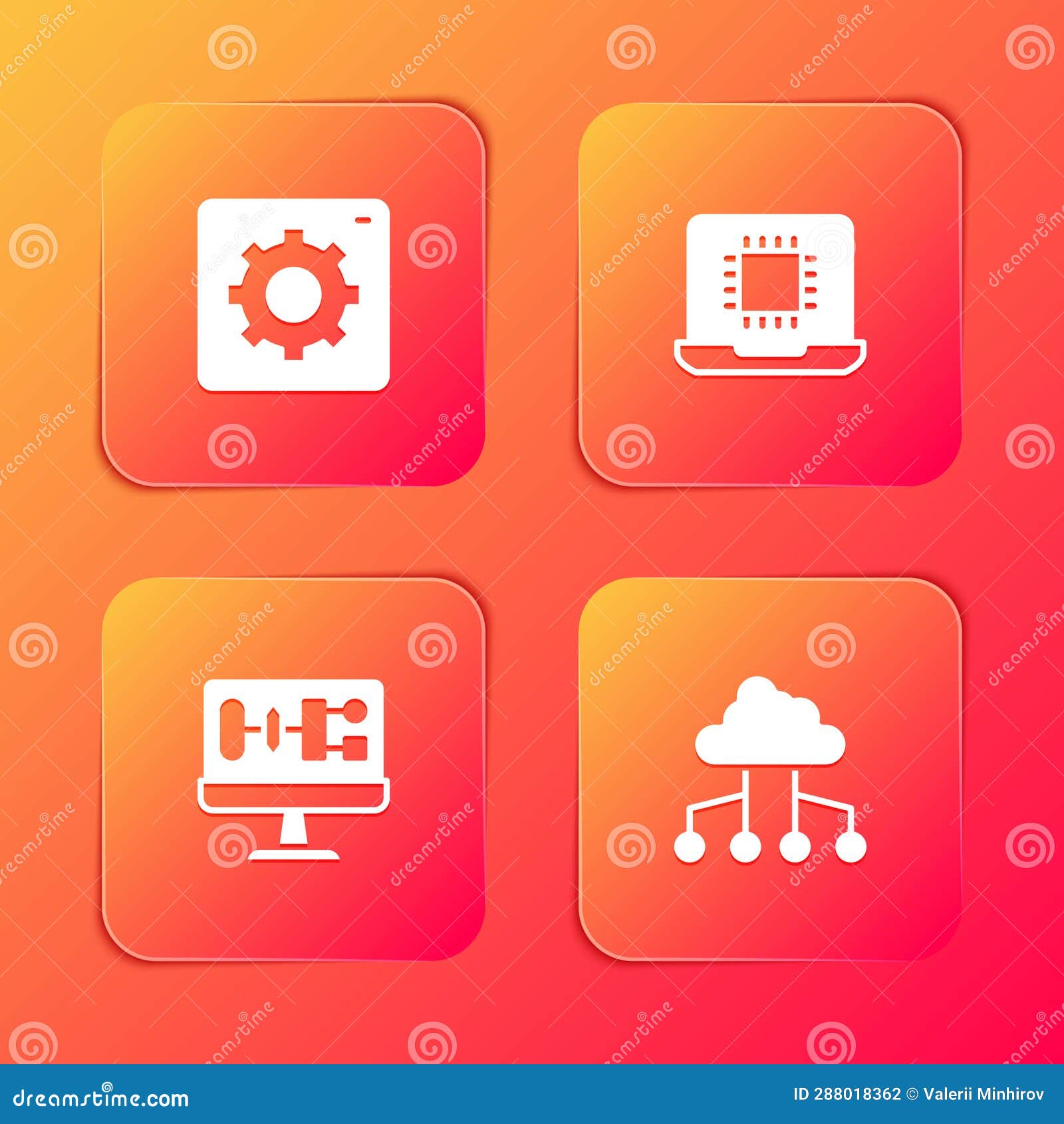 Set Computer Api Interface, Processor CPU, Algorithm and Network Cloud ... Set Computer Api Interface, Processor CPU, Algorithm and Network Cloud ...