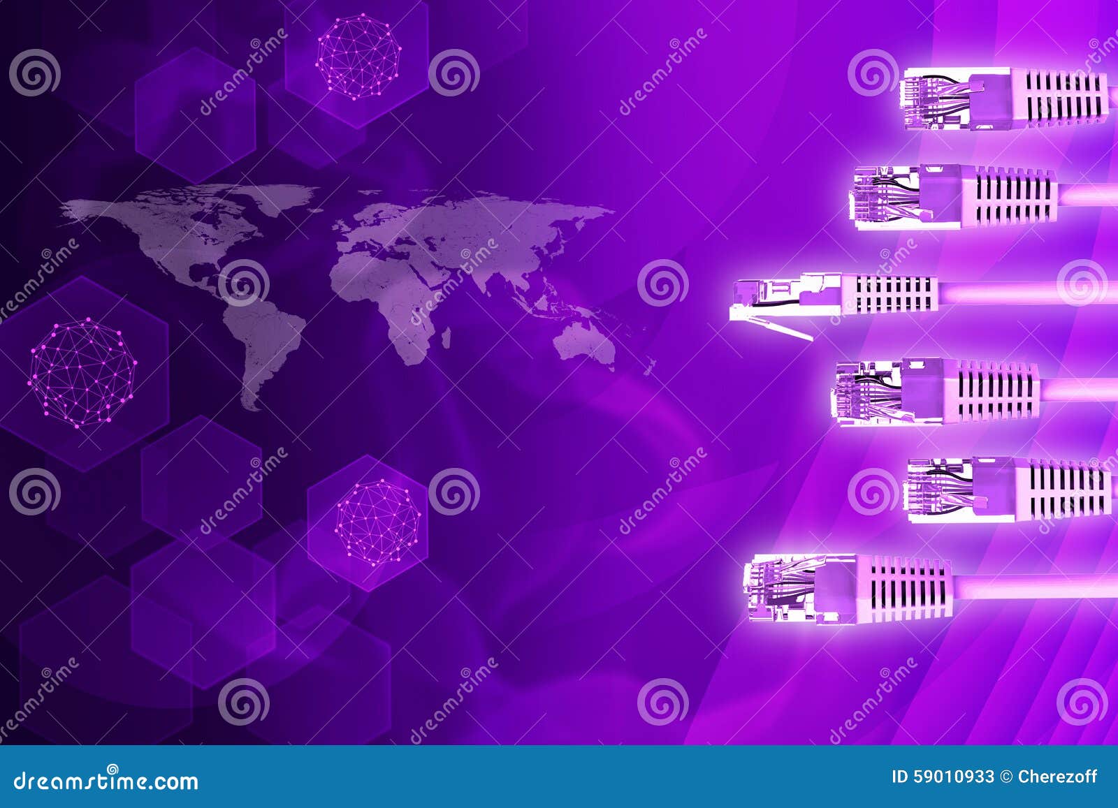 Set of computer cables stock illustration. Illustration of earth - 59010933