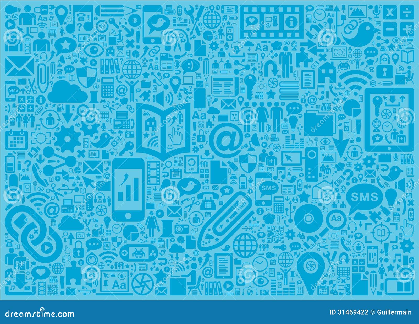 Set of computer signs stock vector. Illustration of abstract - 31469422