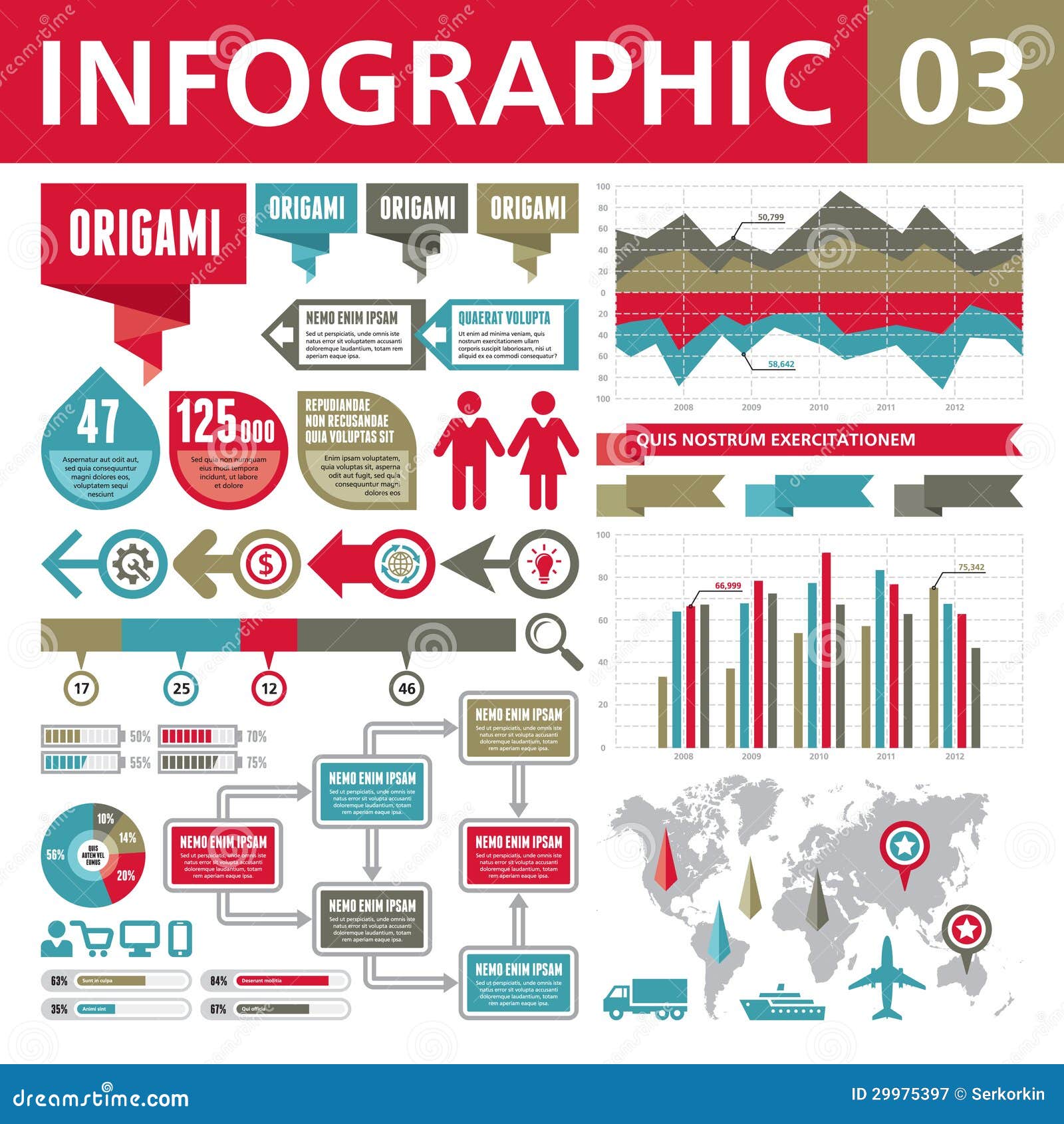 Infographic Elements 03 stock vector. Illustration of creative - 29975397