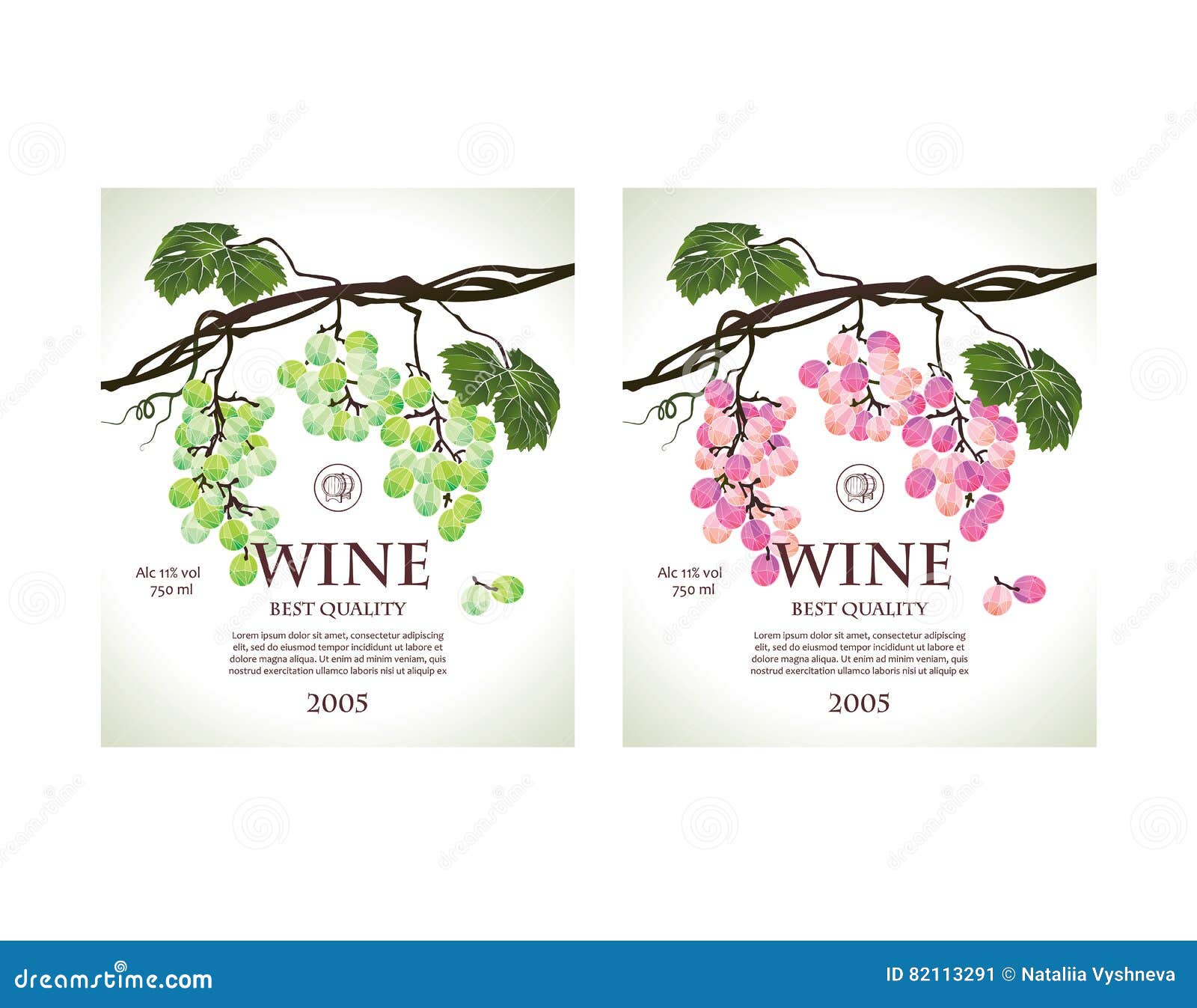Set Of Labels For Rose Cosmetics Packaging Design. Organic Cosmetics ...