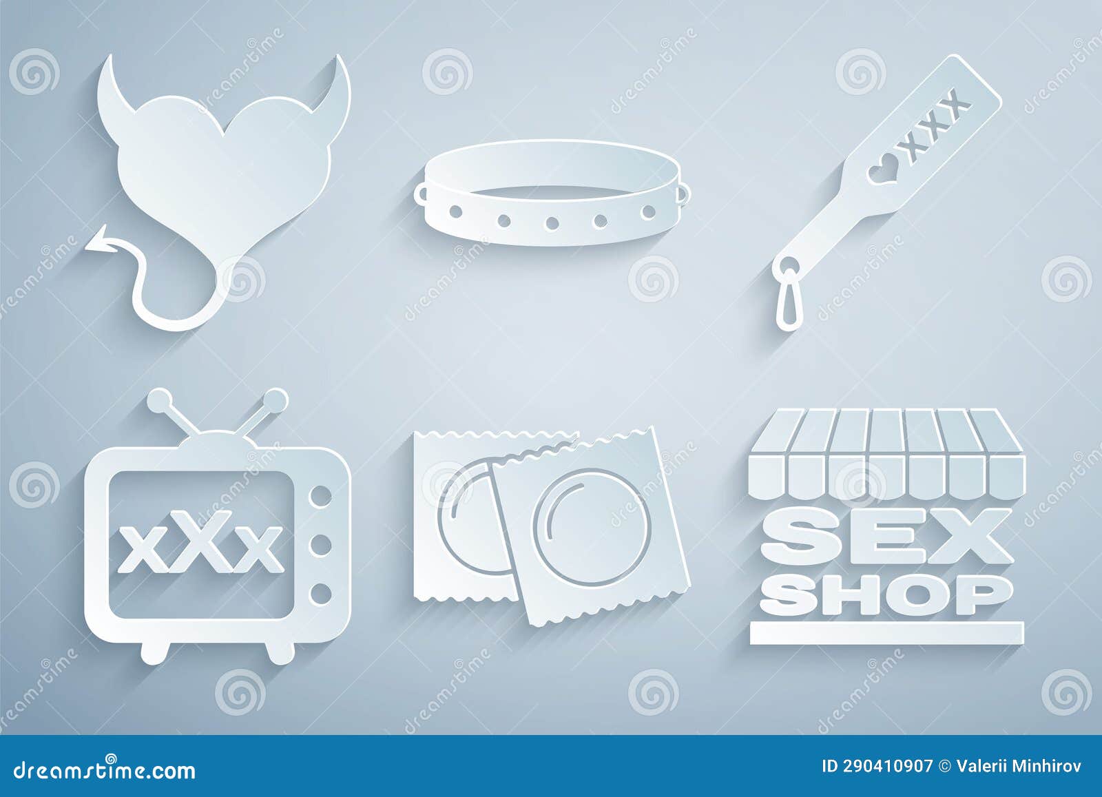 Set Sex Tv Old Television Spanking Paddle Bottle With Pills For