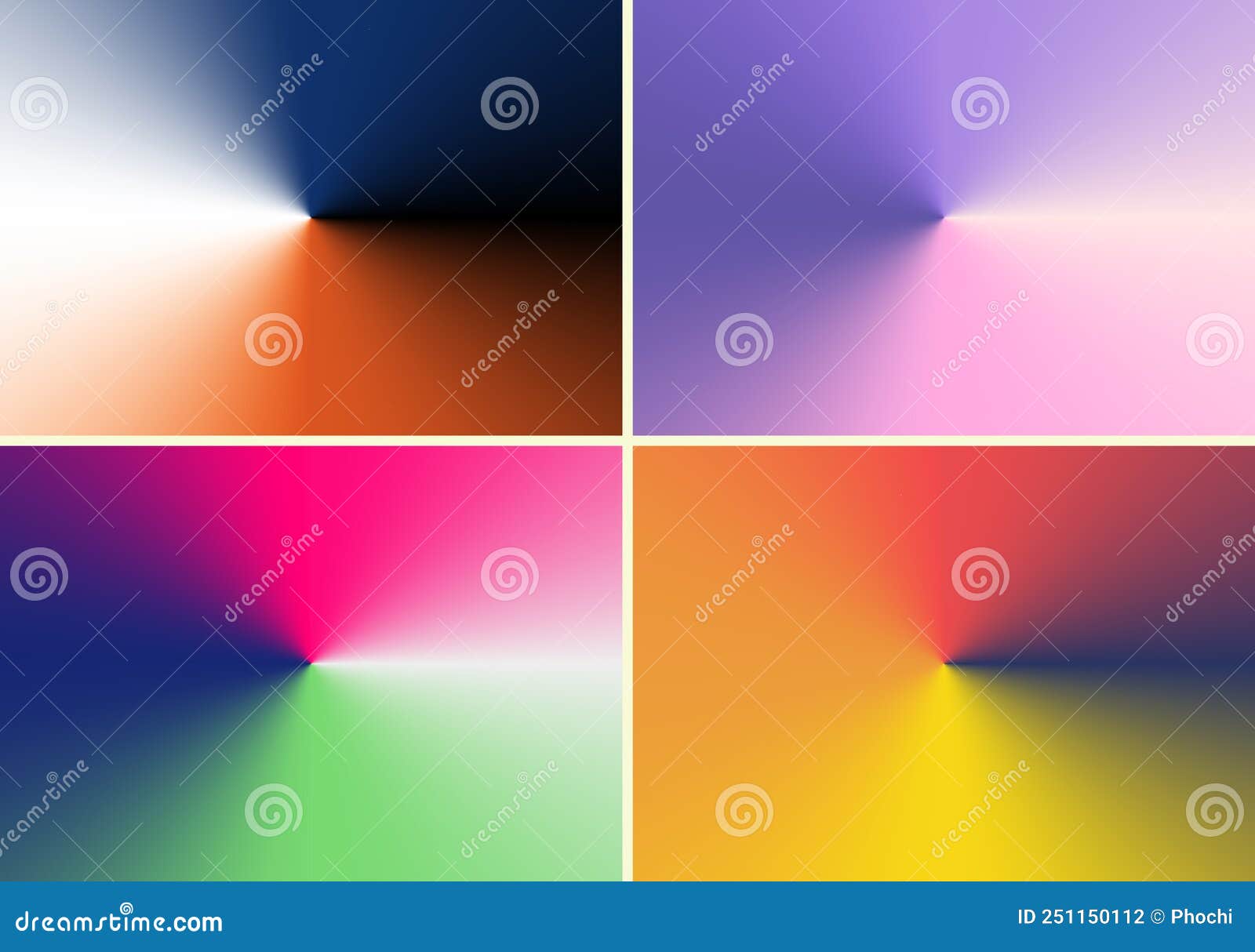 Gradient Radial Background, Blue Sky, Blur Smooth Soft Texture ...