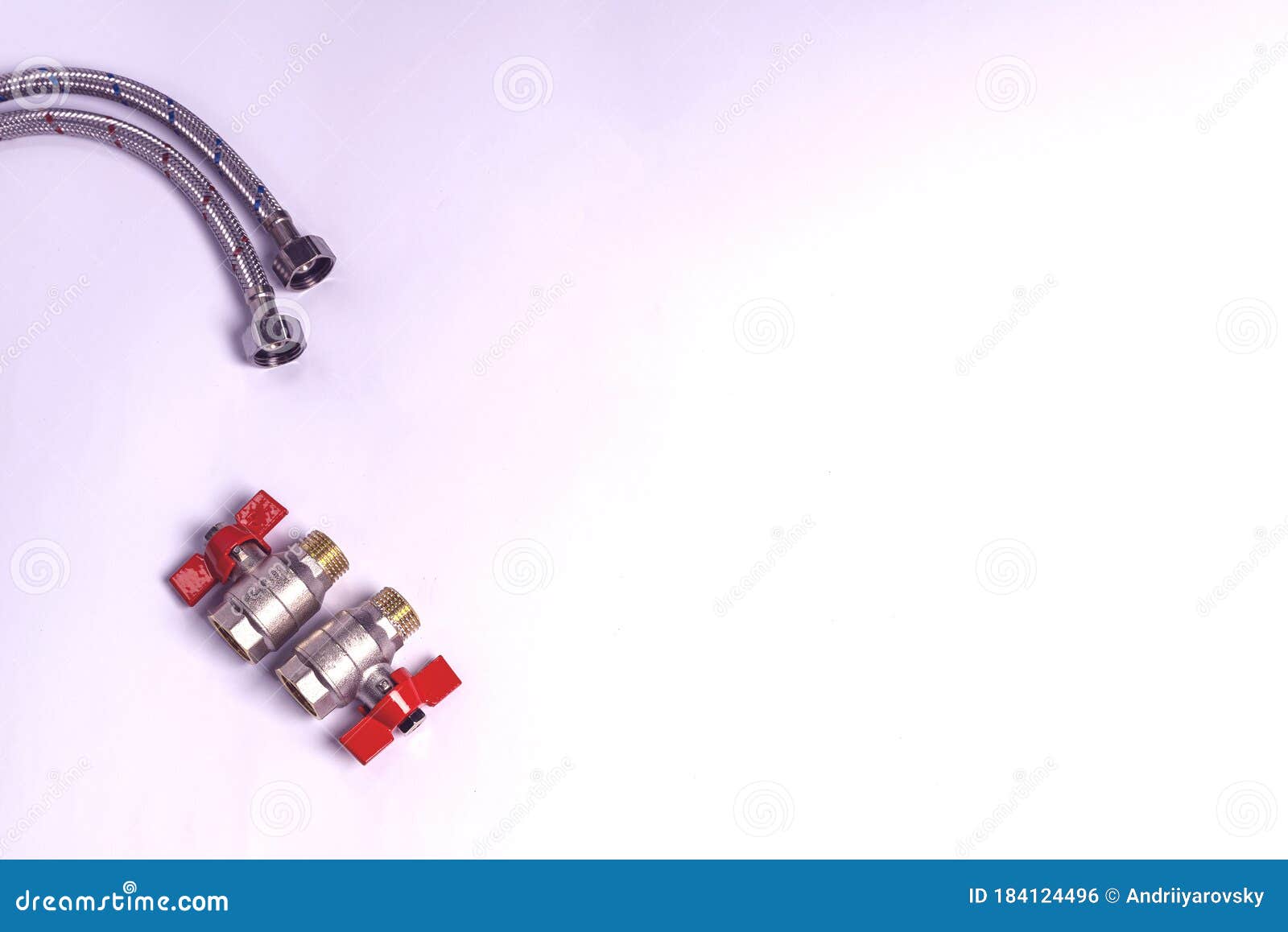 Set for Connection of the Mixer . Stock Photo - Image of fittings ...