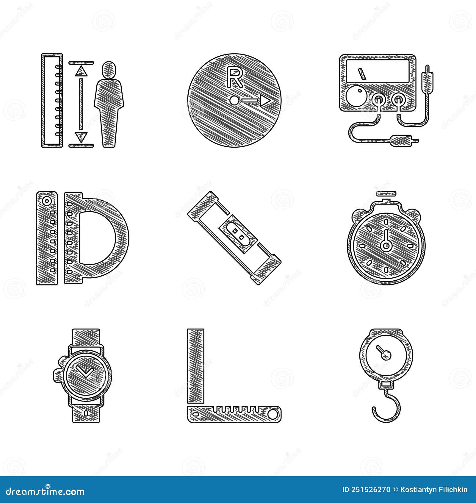 Set Construction Bubble Level, Corner Ruler, Hand Scale Spring ...