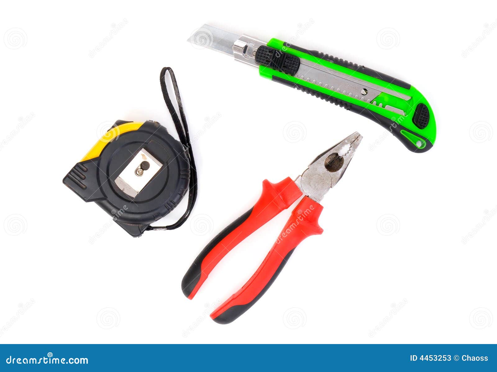 Set of construction tools stock image. Image of tool, isolated - 4453253
